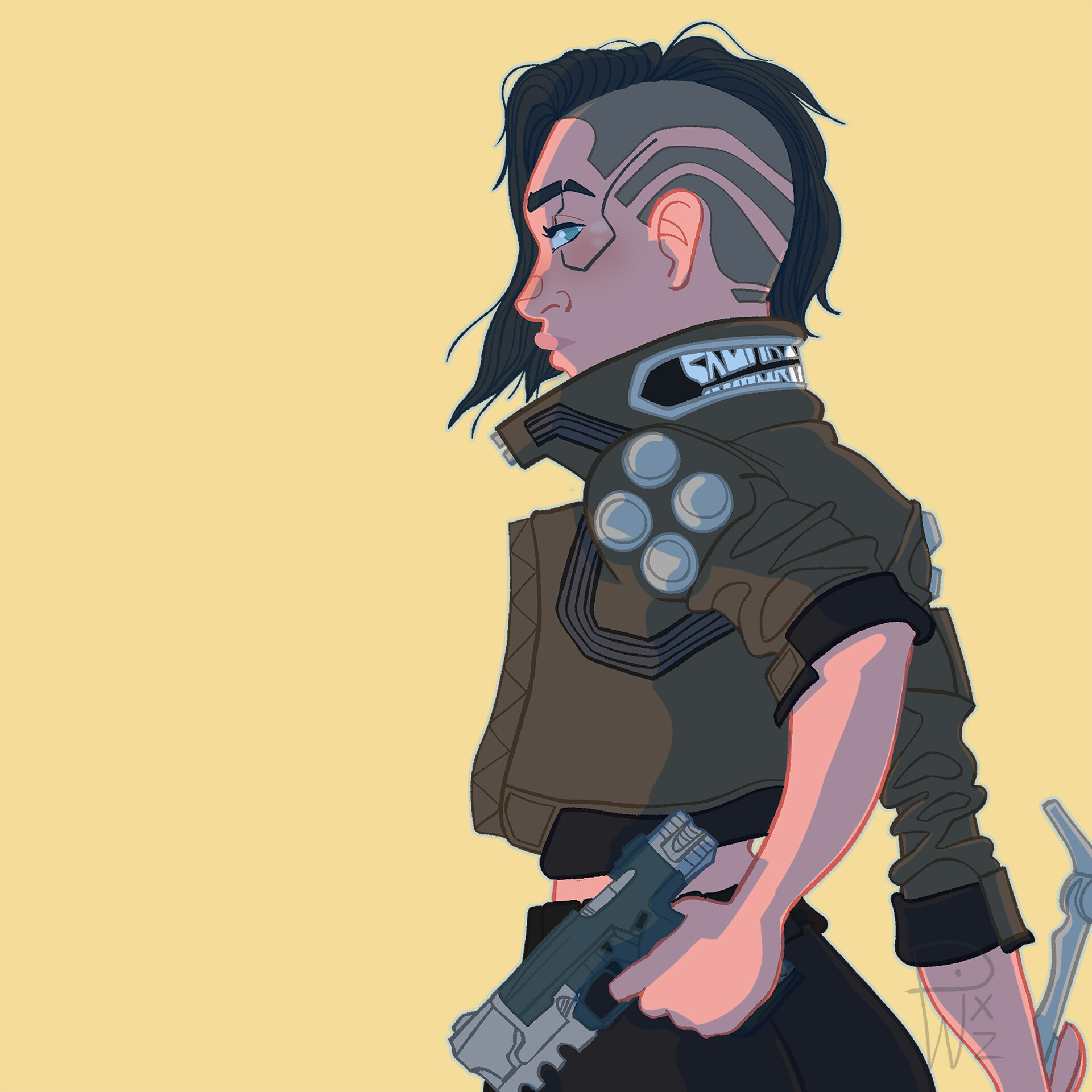 ArtStation - V - Cyberpunk 2077 Artwork