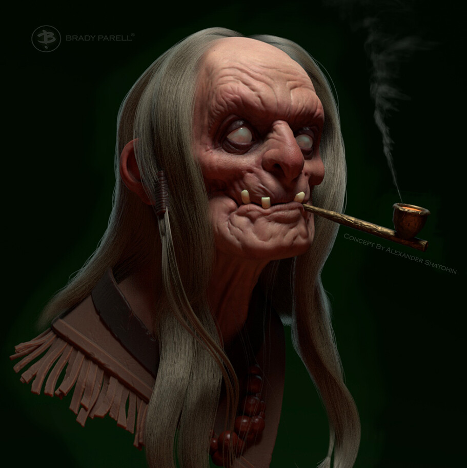ArtStation - Old Hag- Concept by Alexander Shatohin