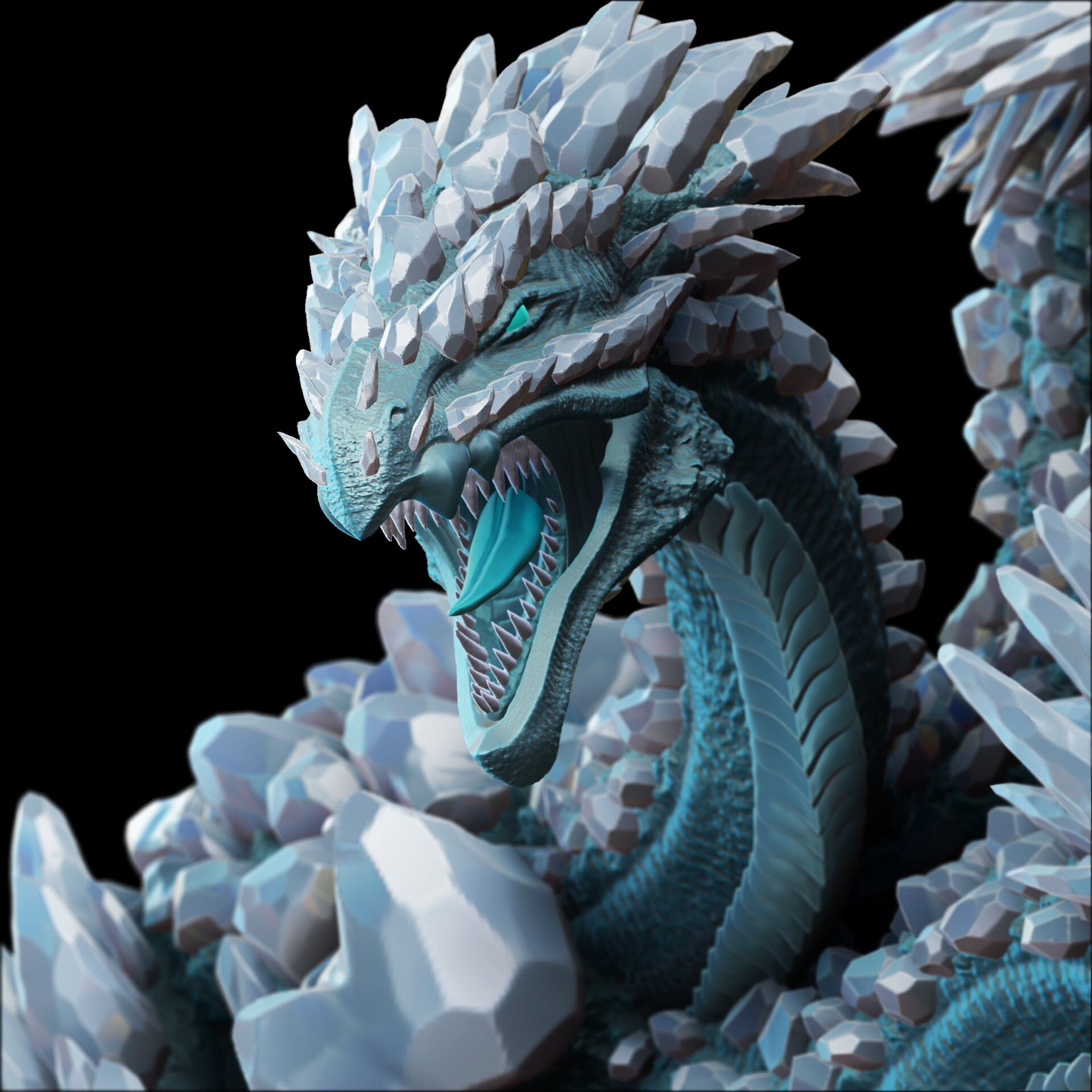 ArtStation - Crystal Rock Hydra