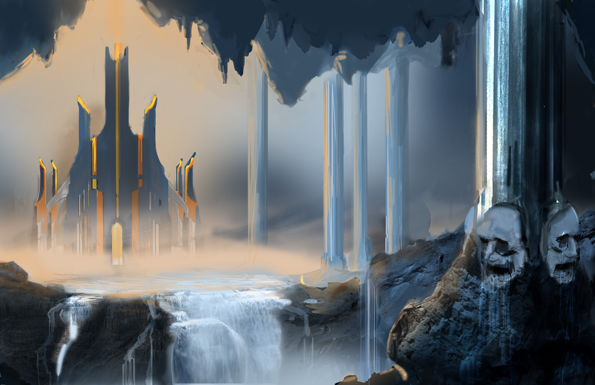 ArtStation - Forgotten Castle concept