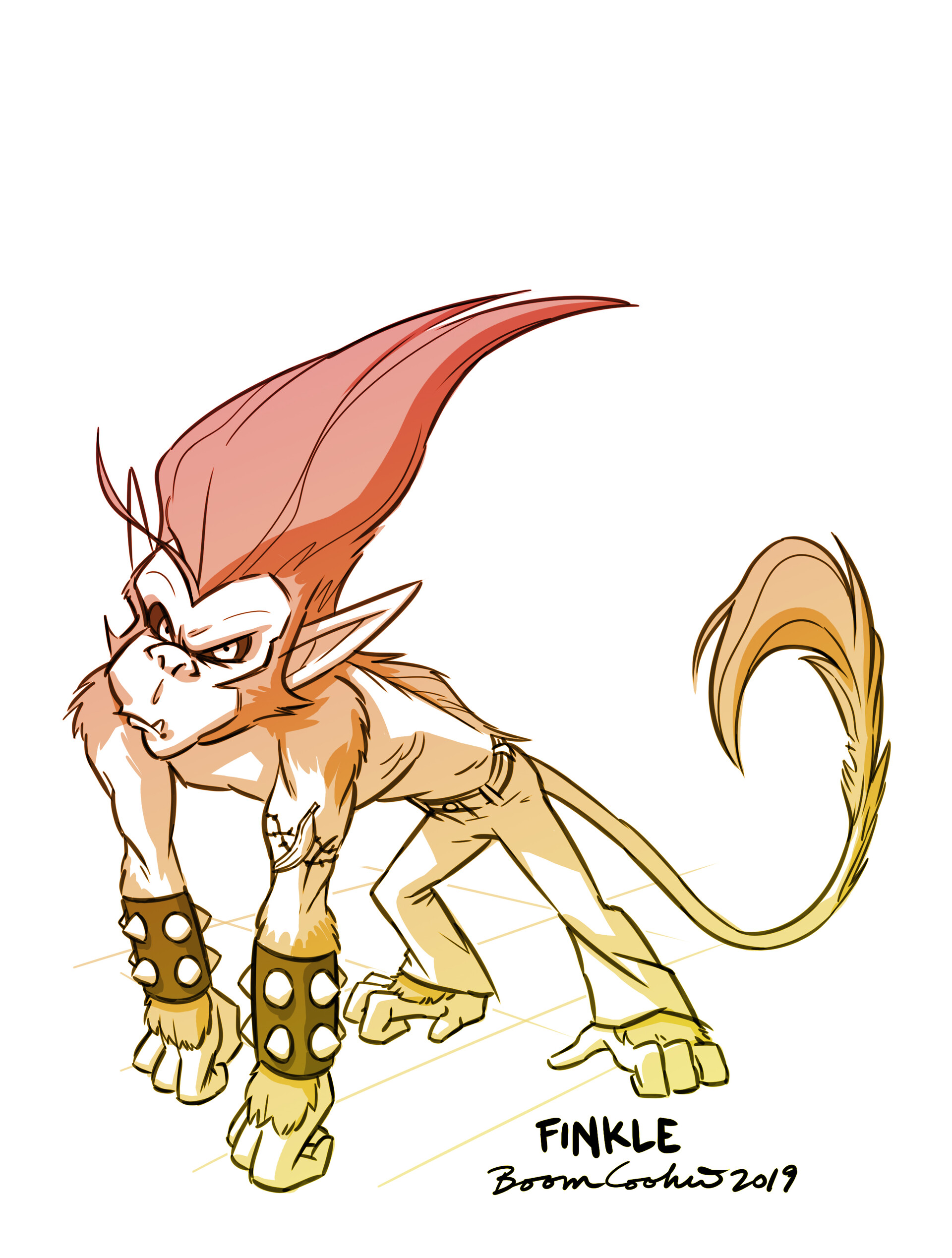 ArtStation - Finkle Monkey (redraw)