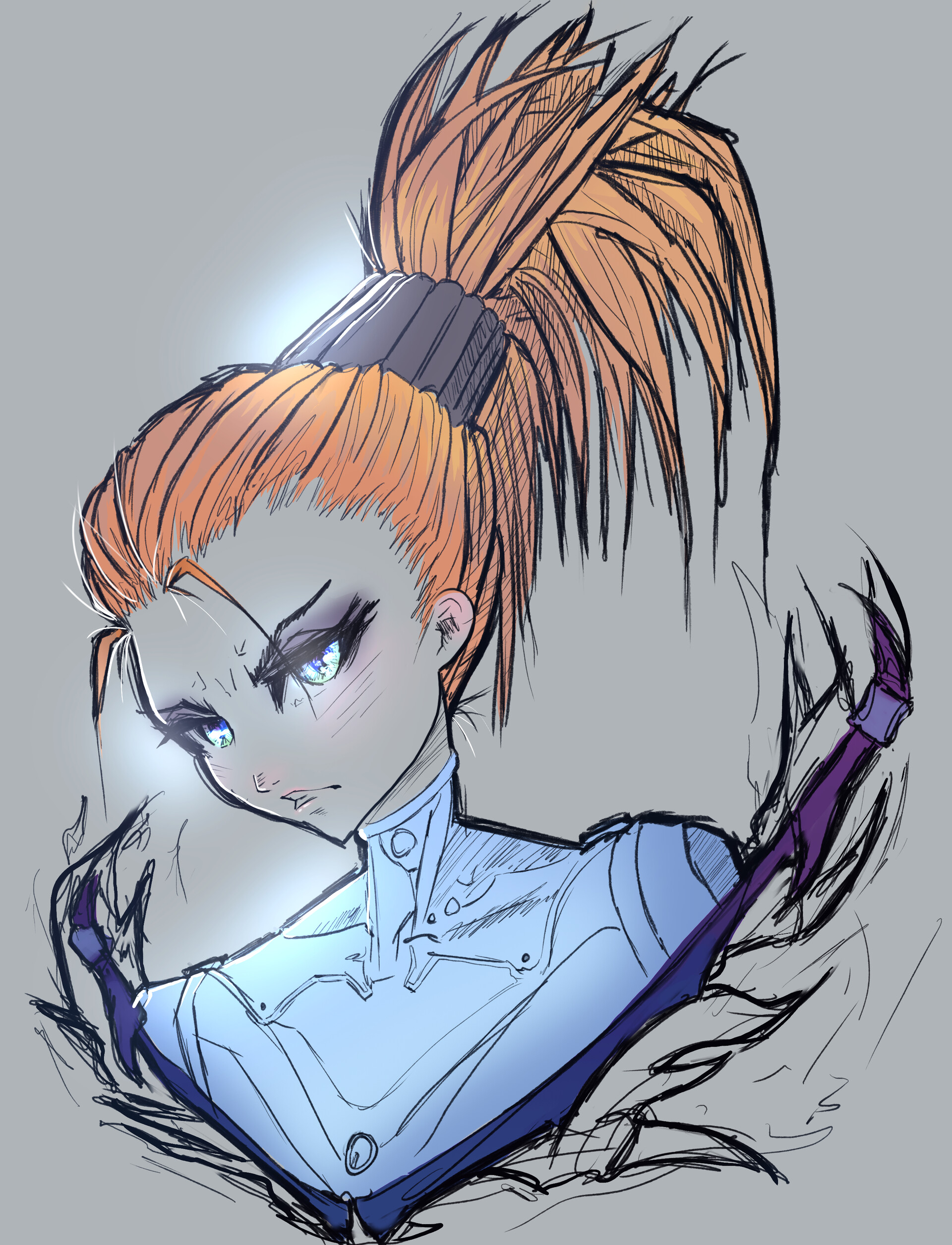 ArtStation - Kerrigan Sketch