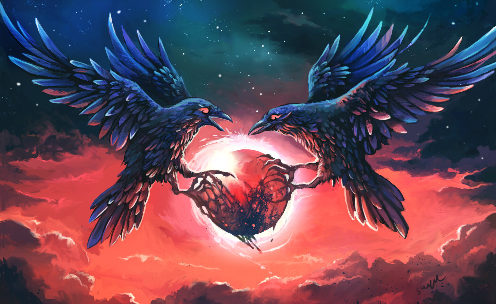ArtStation - ravens eclipse