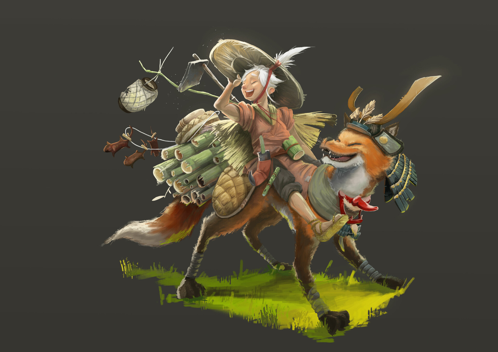 ArtStation - Villager-Fuedal Japan Character Design