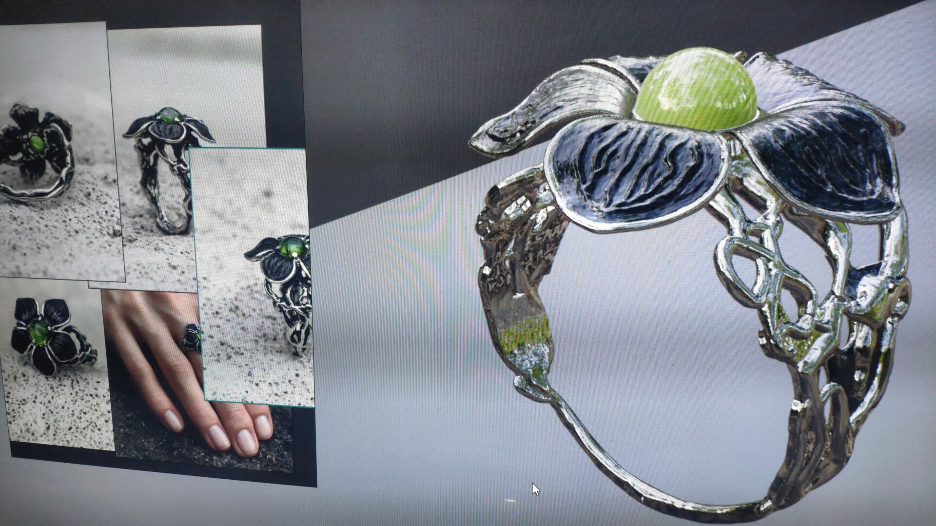 ArtStation - Anillo flor