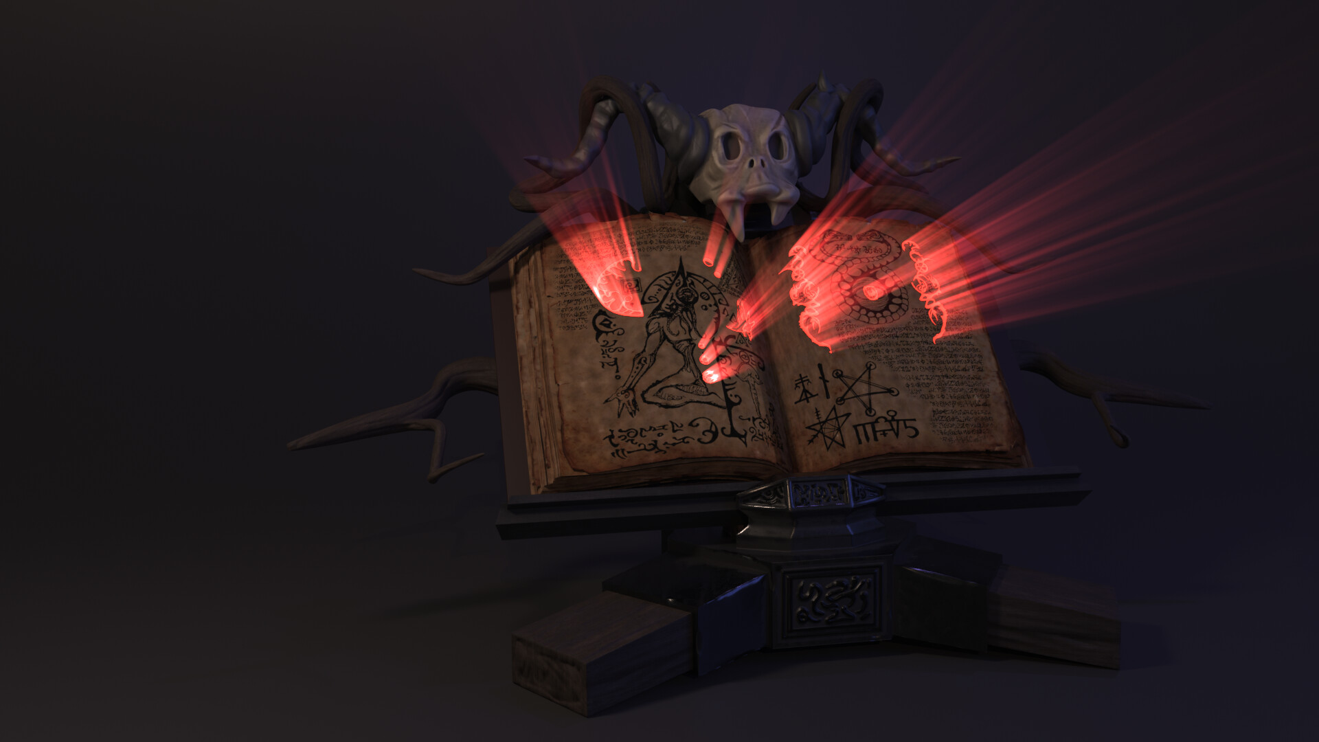 ArtStation - Old occult SpellBook