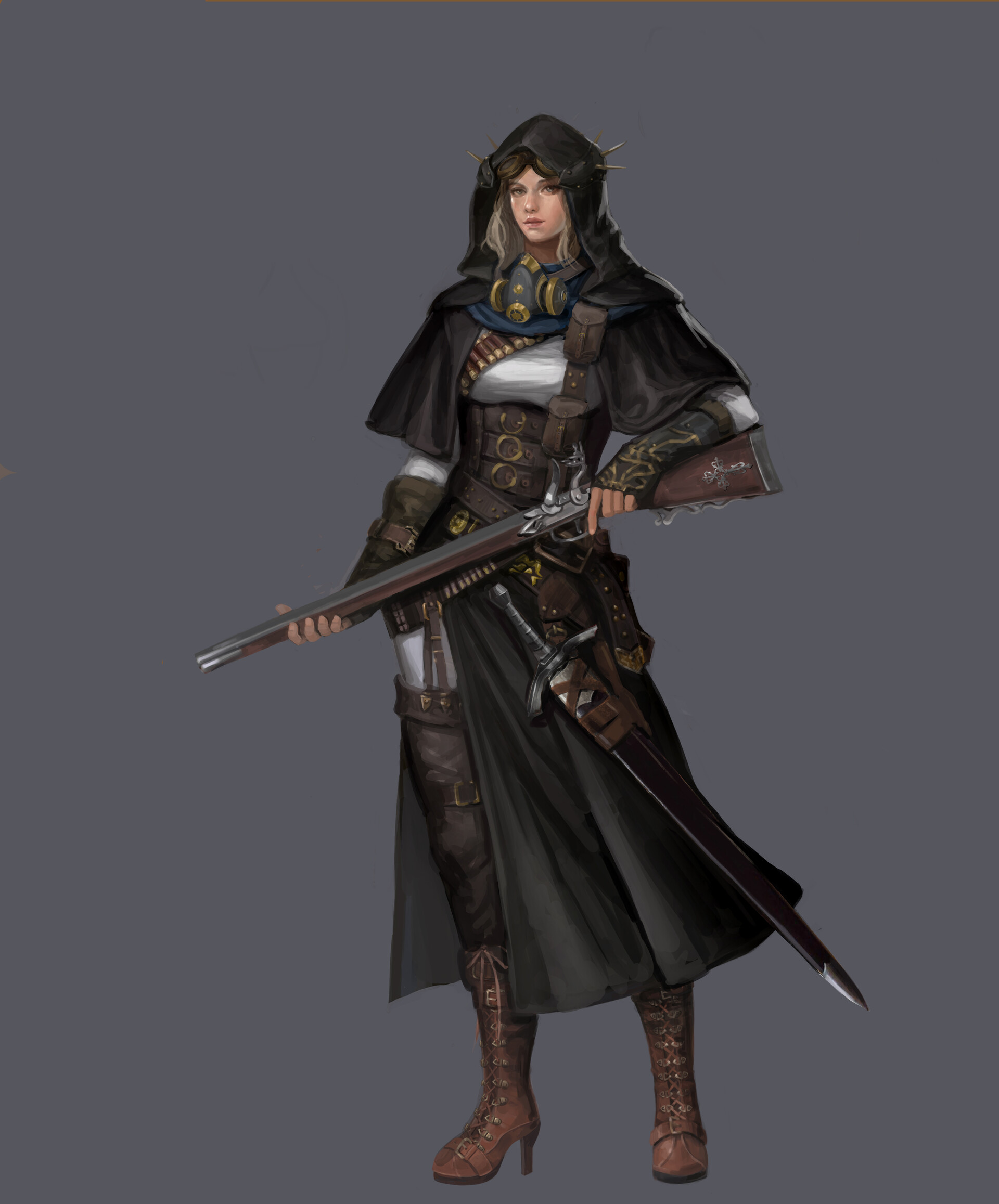 ArtStation - Demon Hunter-The Nun