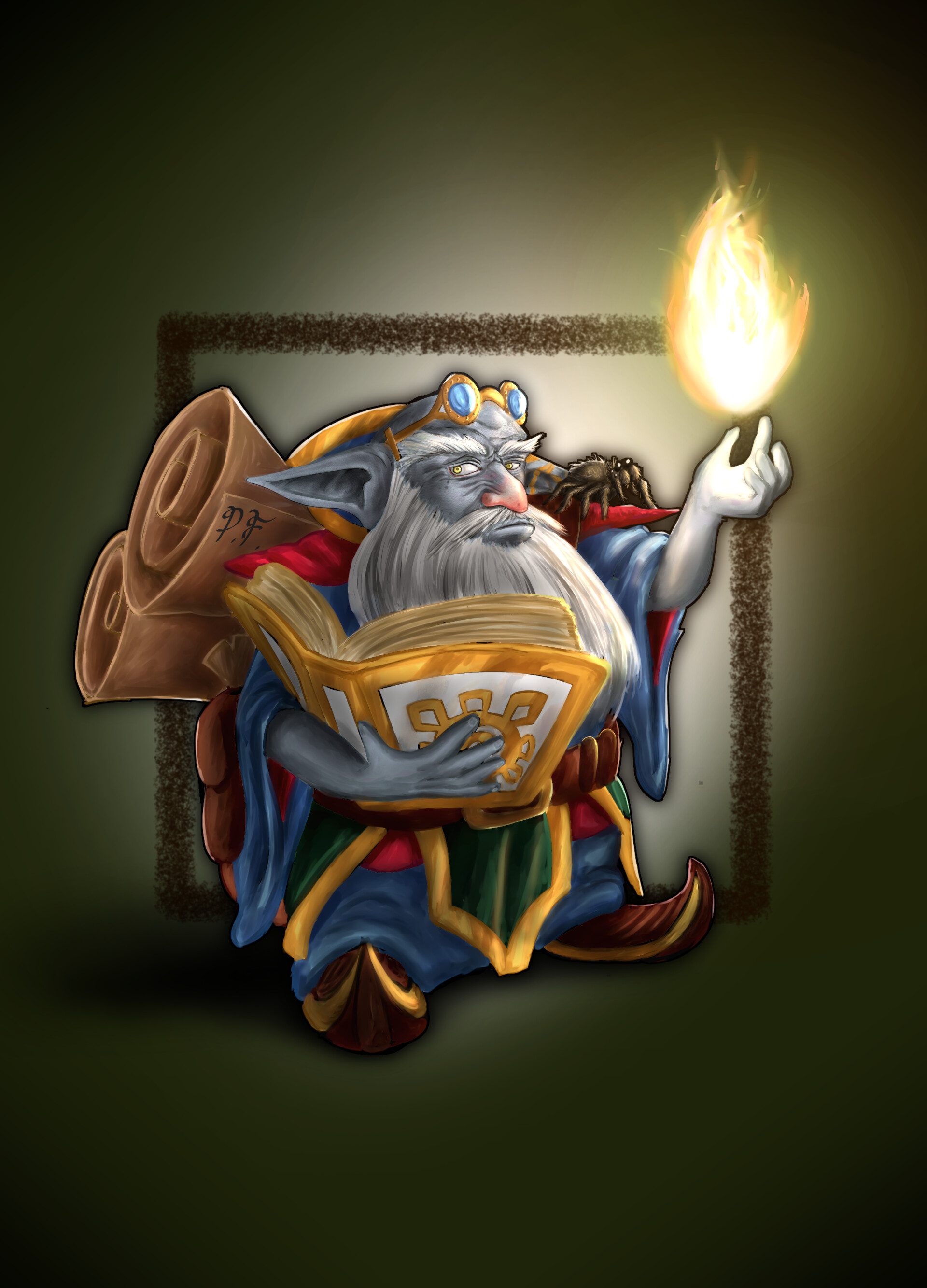 ArtStation - Parzival the Deep Gnome Wizard