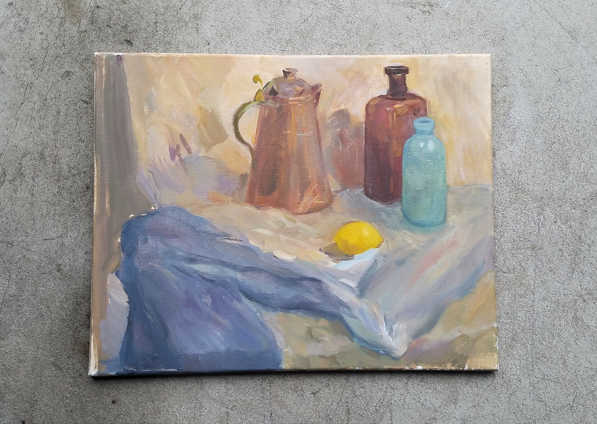 Alex Yao - Kettle and Bottles Still Life