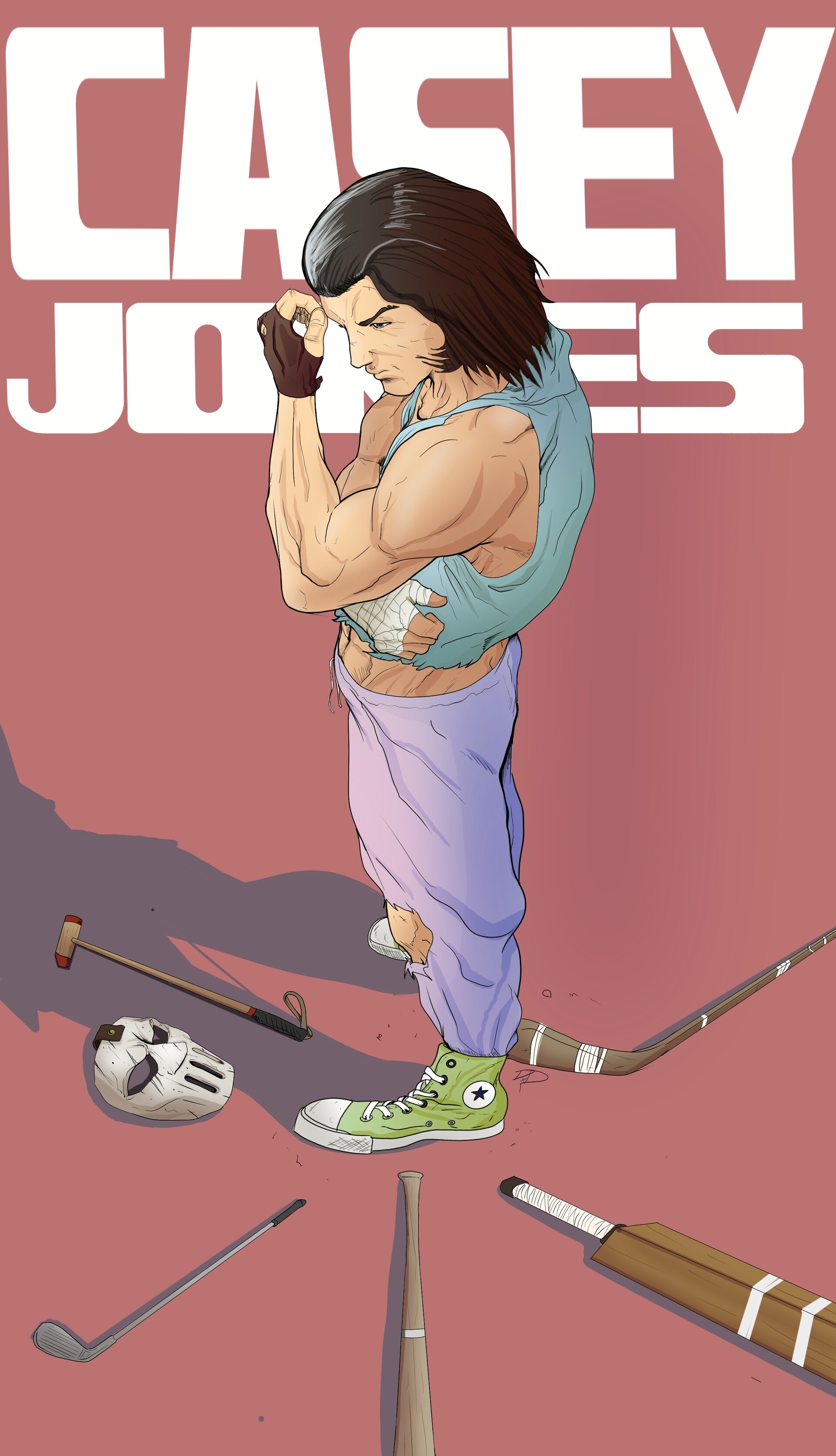 ArtStation - TMNT: Casey Jones Comic cover