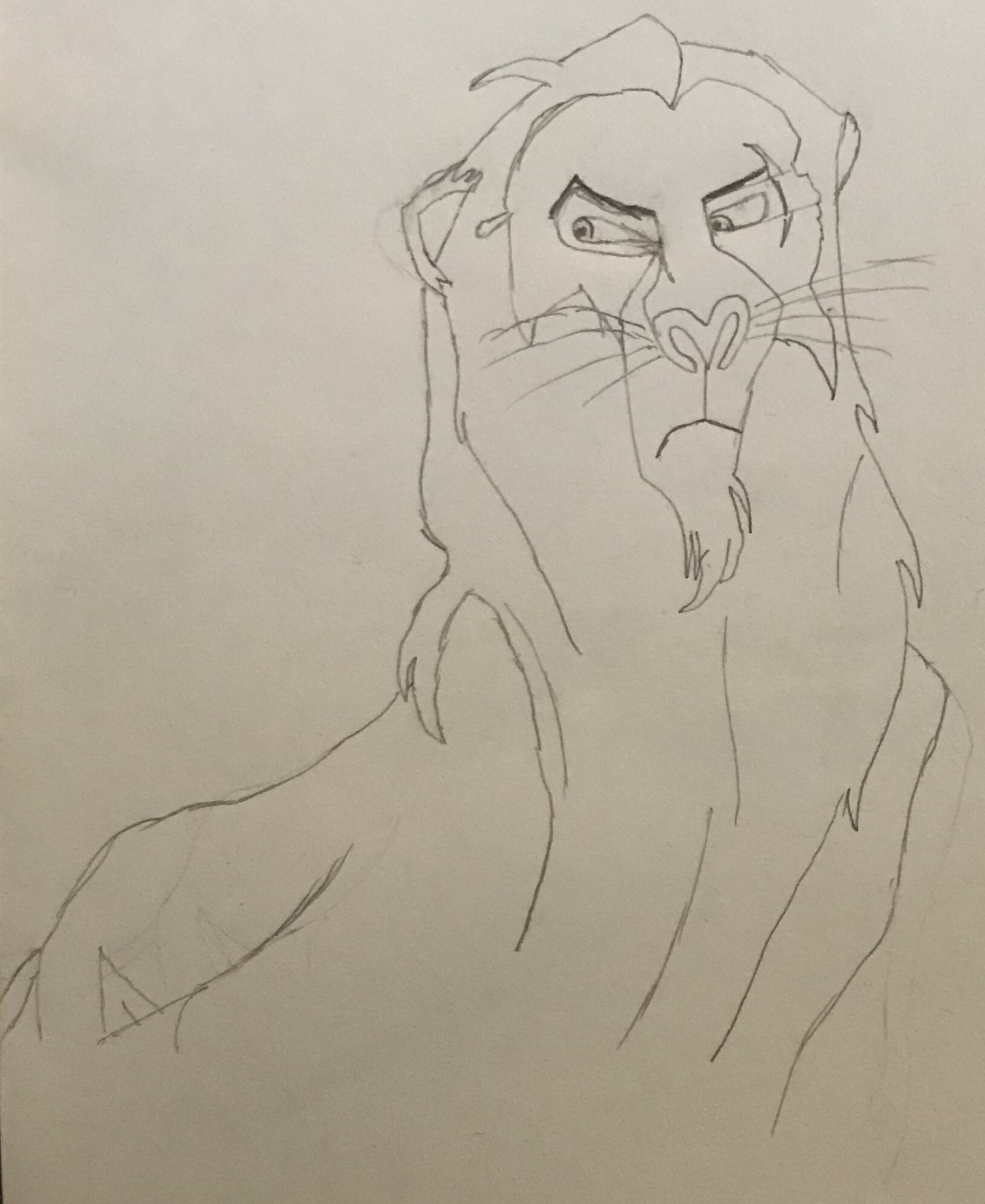ArtStation - Scar (Pencil WIP)
