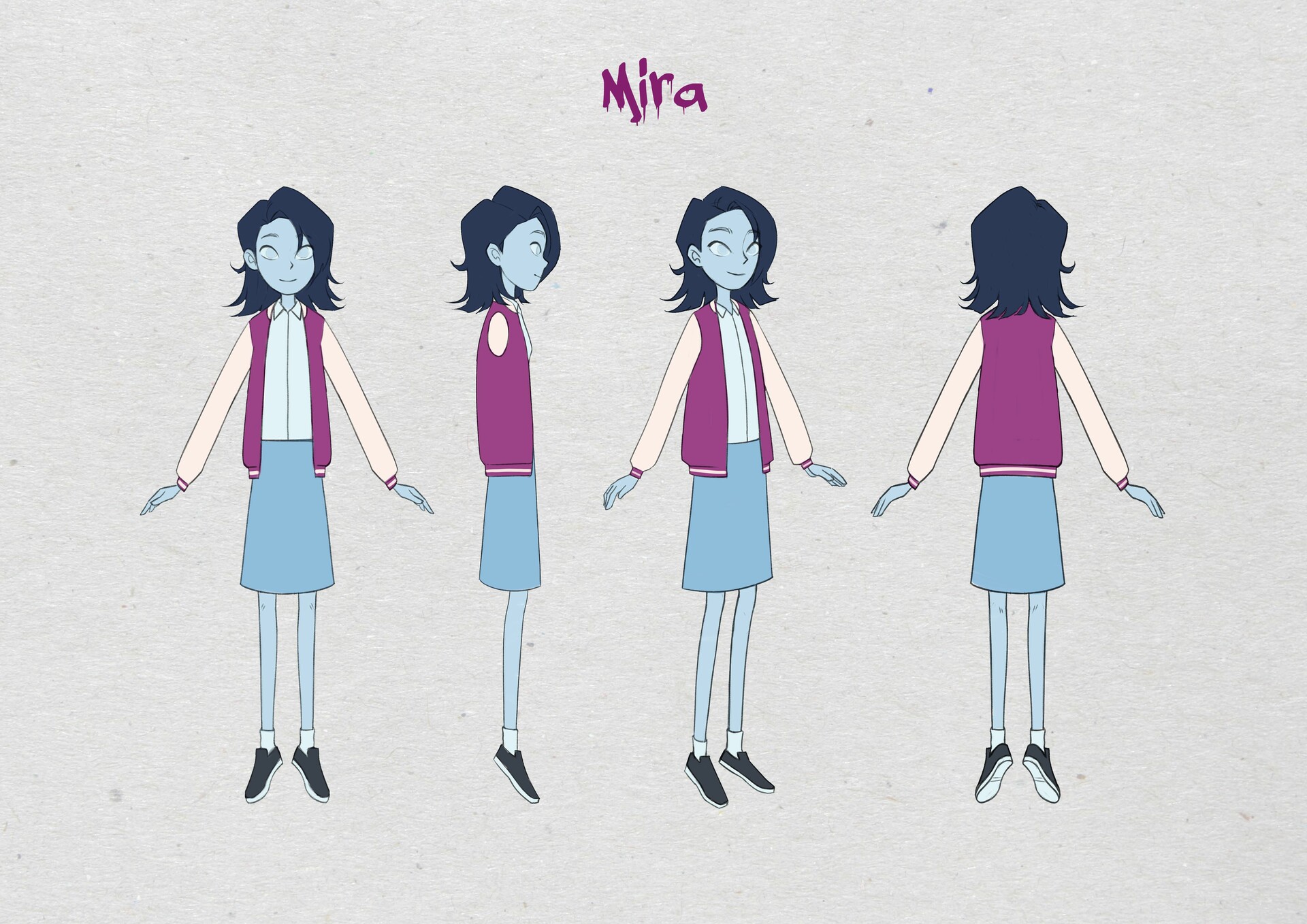 Angela Jansen - Character Design : 'Ghost Girl' Original Story