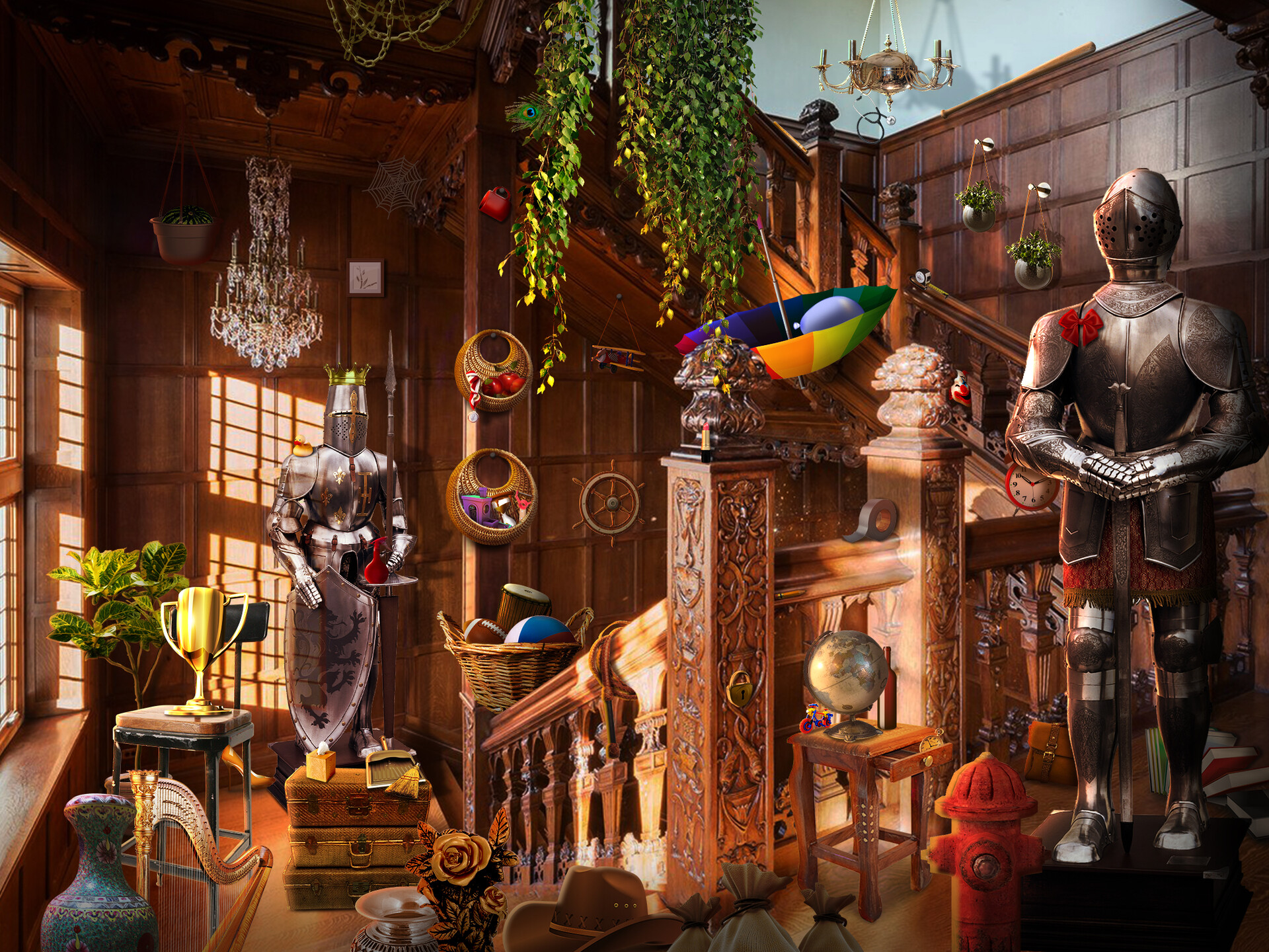 ArtStation - Hidden Object Background - Old Mansion