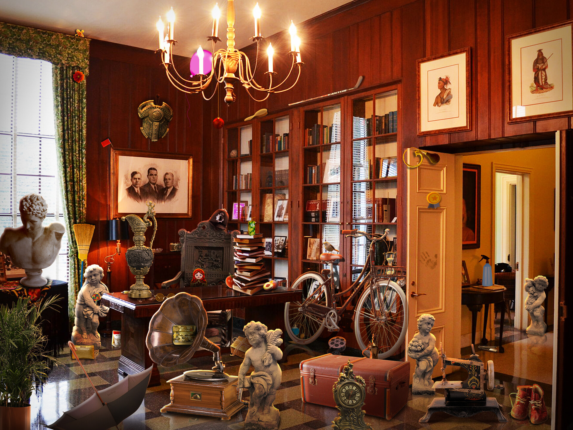 Hira Bilal - Hidden Object Background - Old Mansion