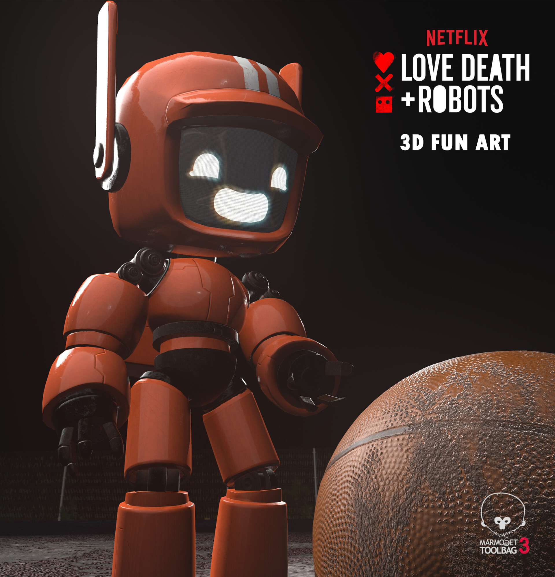 ArtStation - 3D fan Art love death and robots