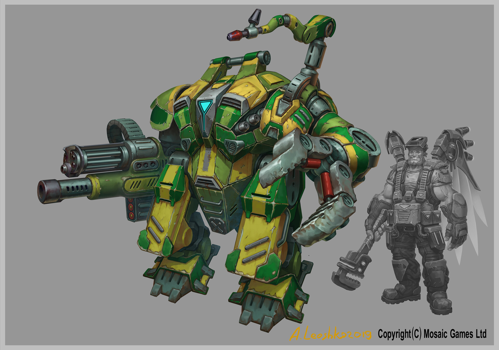 ArtStation - Mech concept
