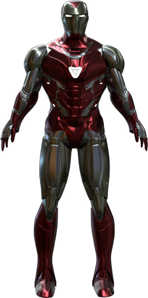 iron man mark 85 render