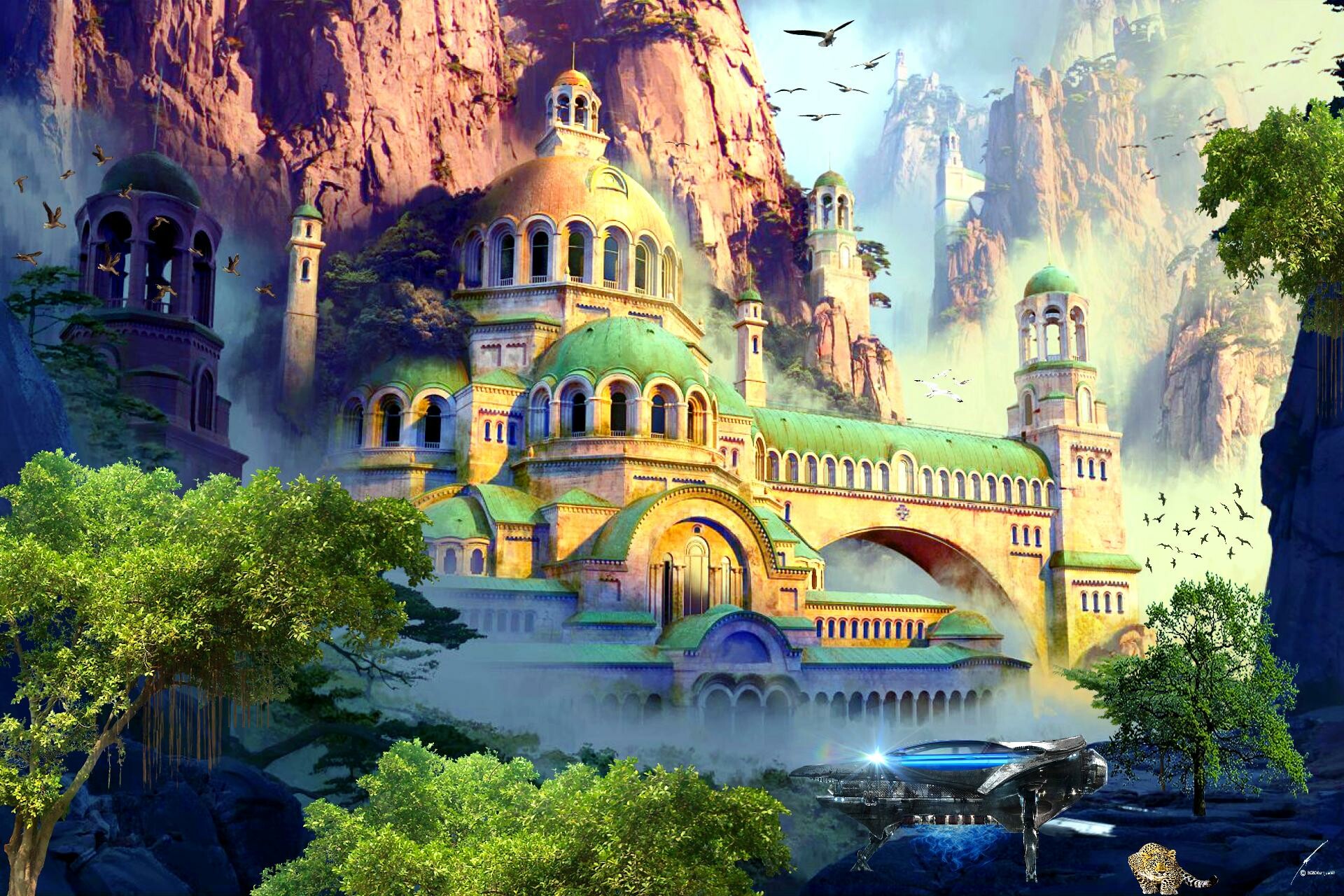 ArtStation - Rock Palace https://en.wikipedia.org/wiki/Palace