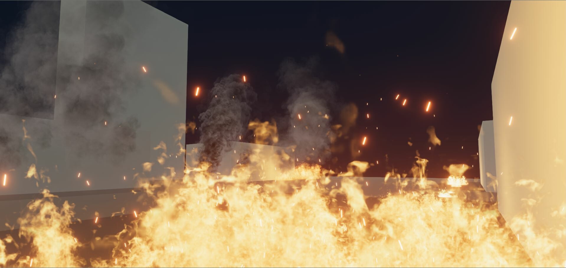 realistic fire unity