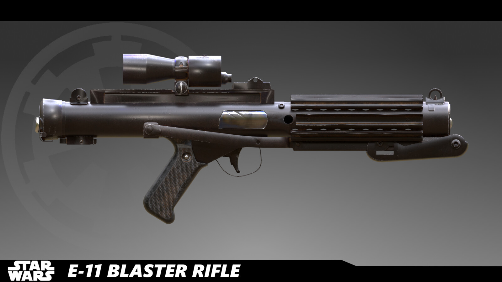 X - STAR WARS E-11 Blaster rifle