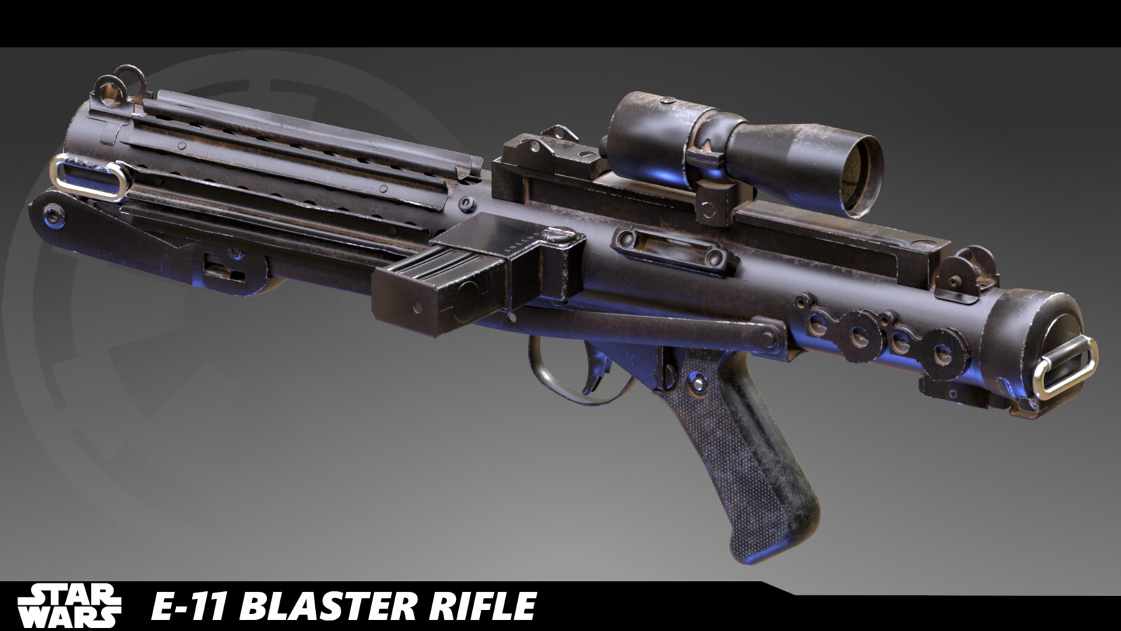 X - STAR WARS E-11 Blaster rifle