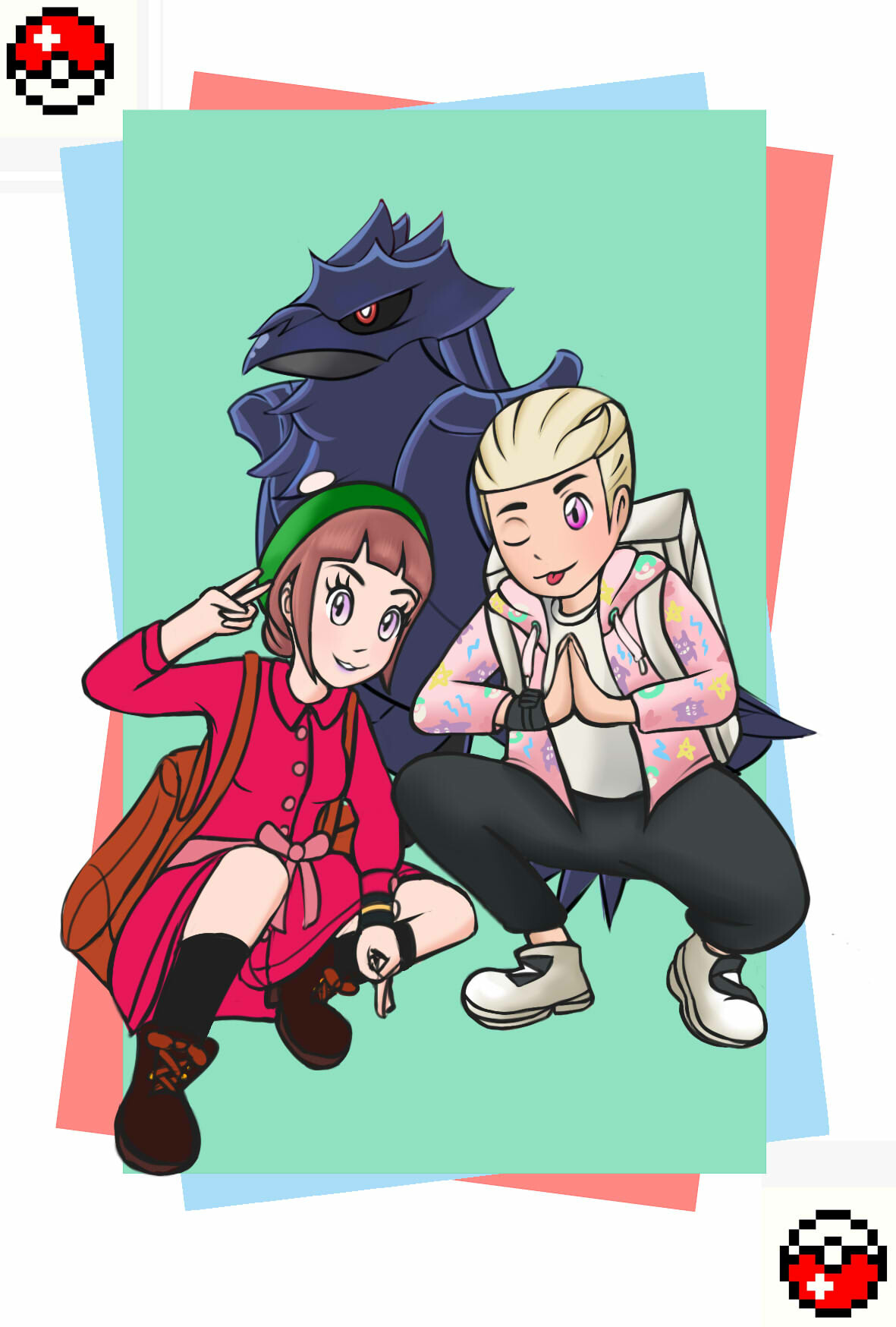 ArtStation - Pokemon couple