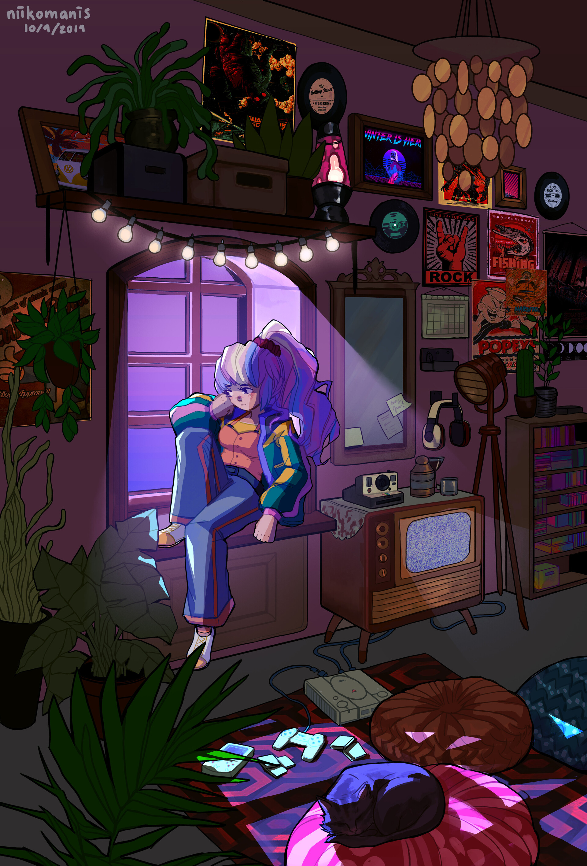 ArtStation - Retro Room