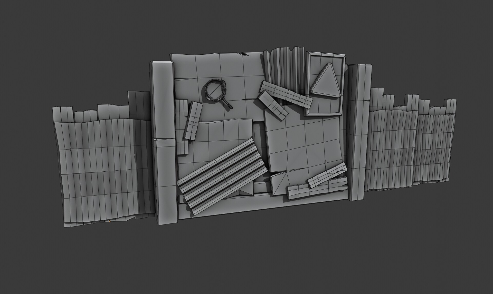 Eduard Rudoman - Makeshift Gate and Barricade Walls