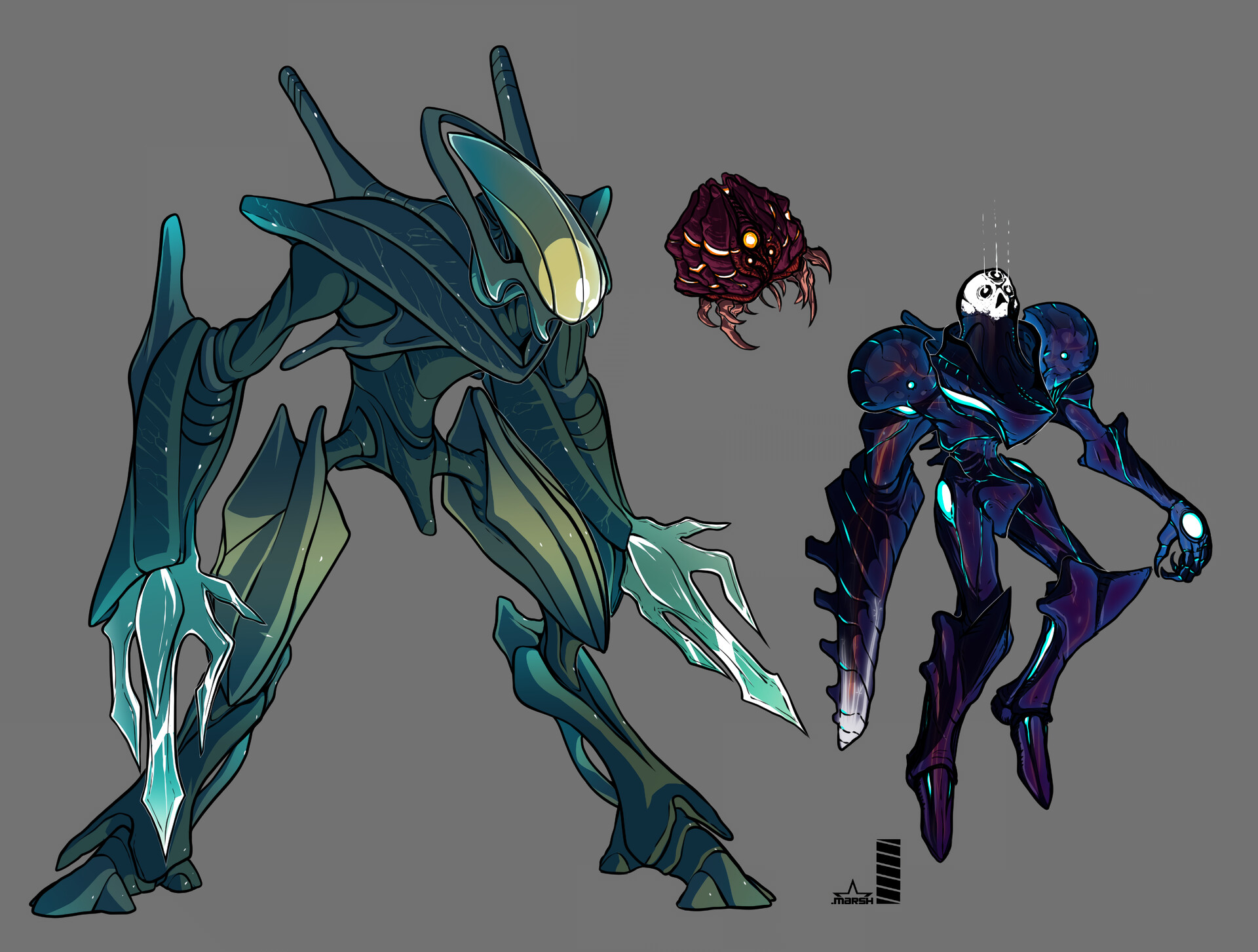 ArtStation - Metroid redesign series - 2