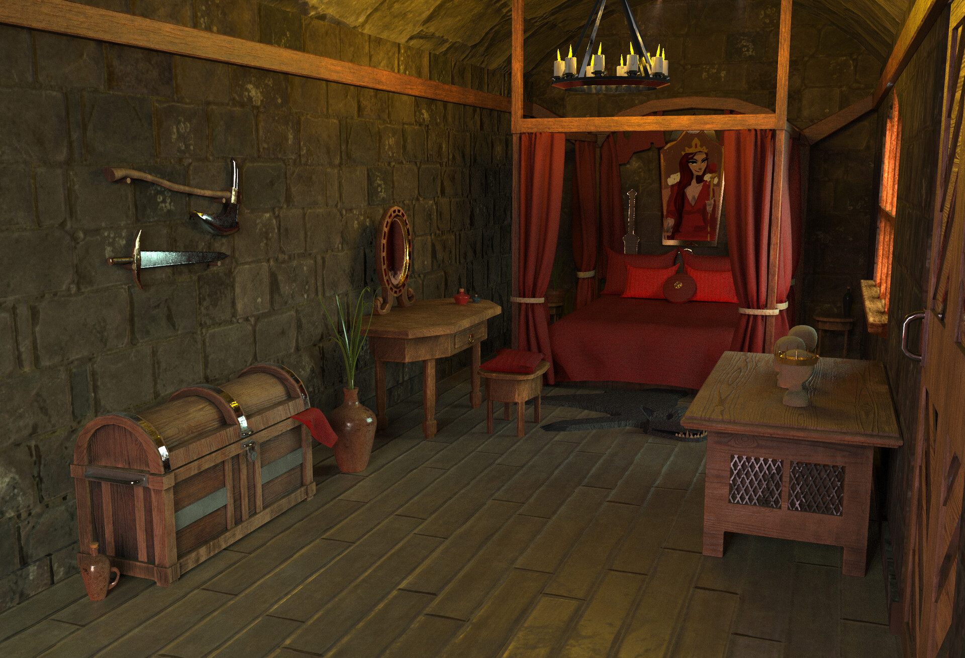 ArtStation - Her Majesty's Room