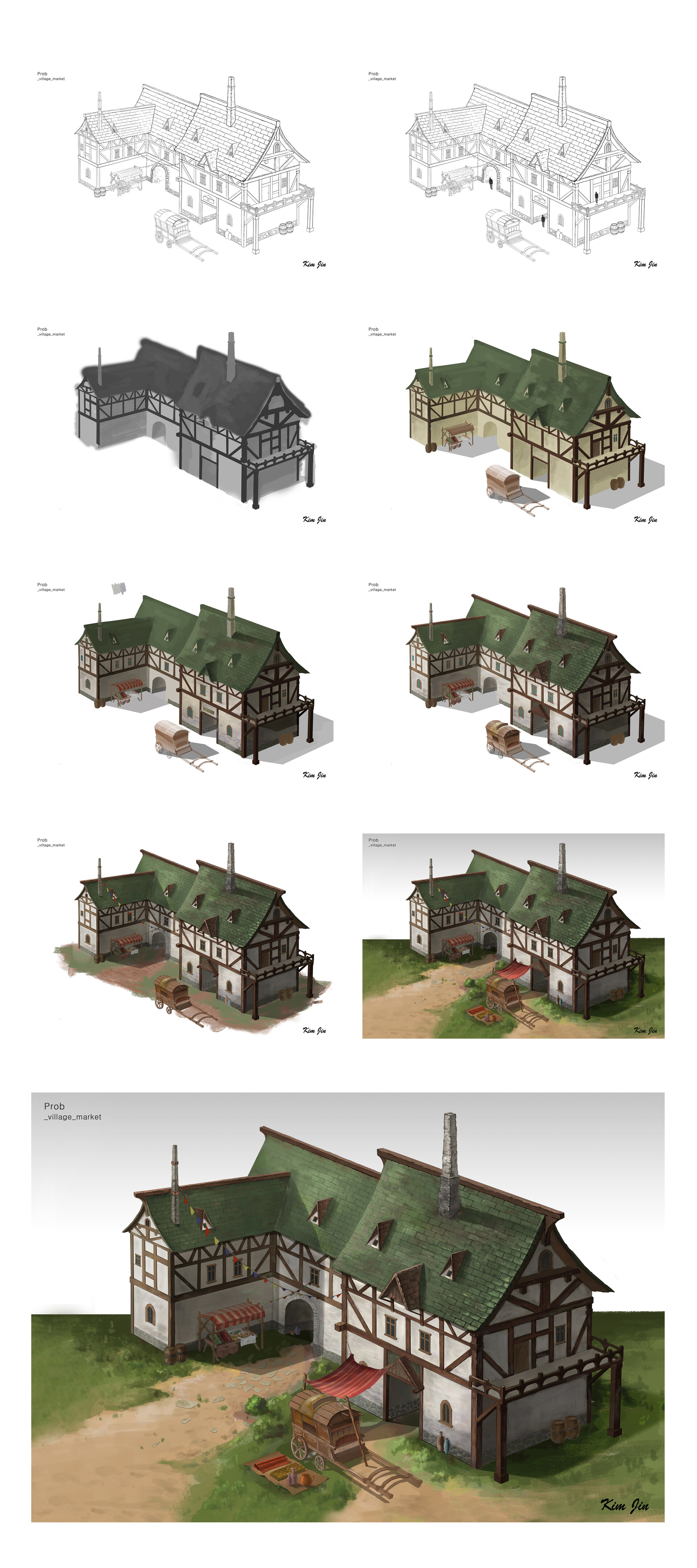 ArtStation - conceptart_prob_village