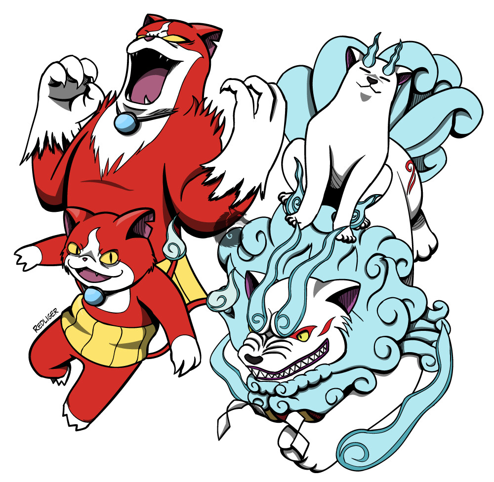 ArtStation - Yokai-Watch Shadowside Fanart