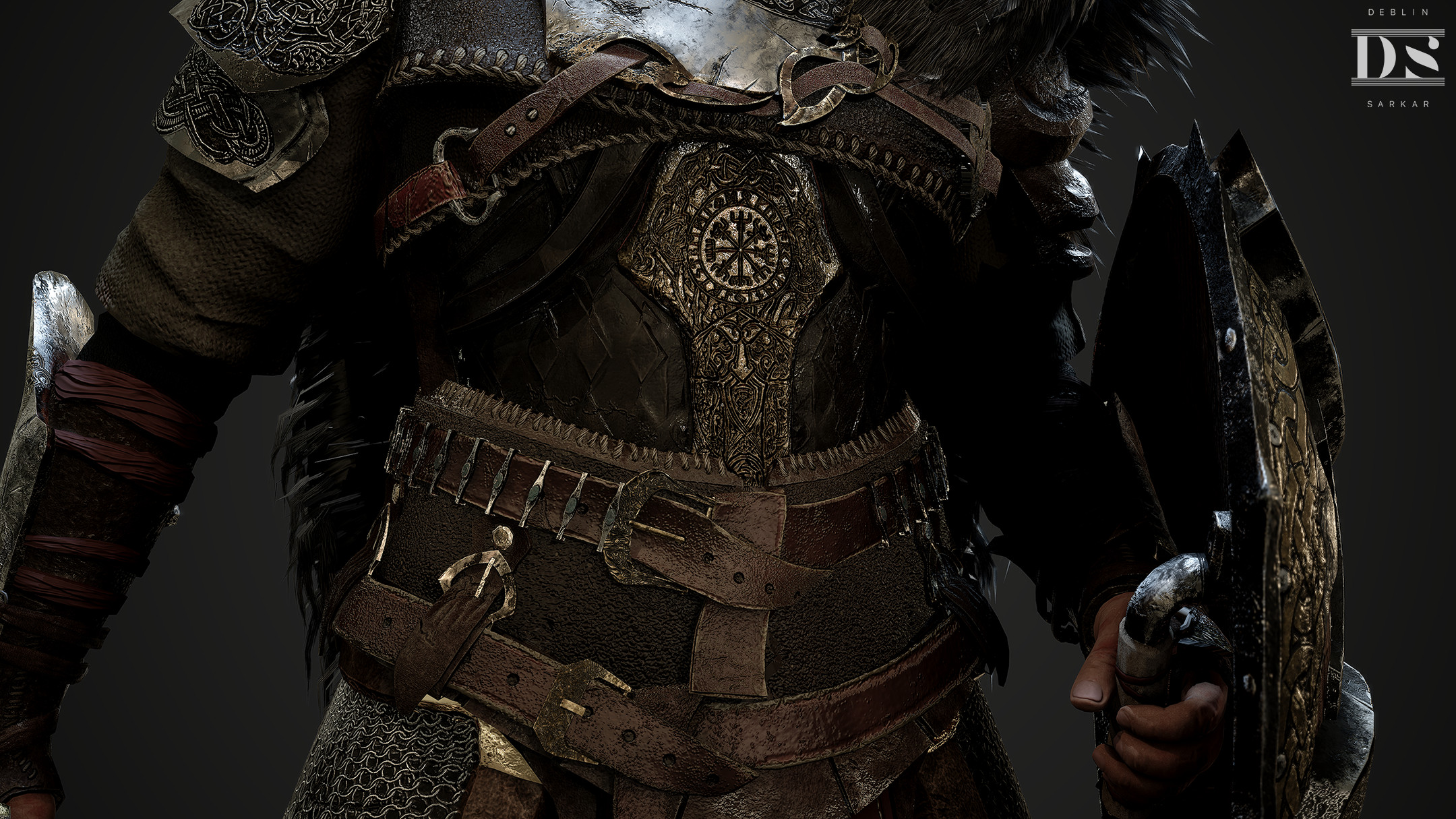 Deblin Sarkar - Porfolio - Magnus Hakón - Viking Warrior