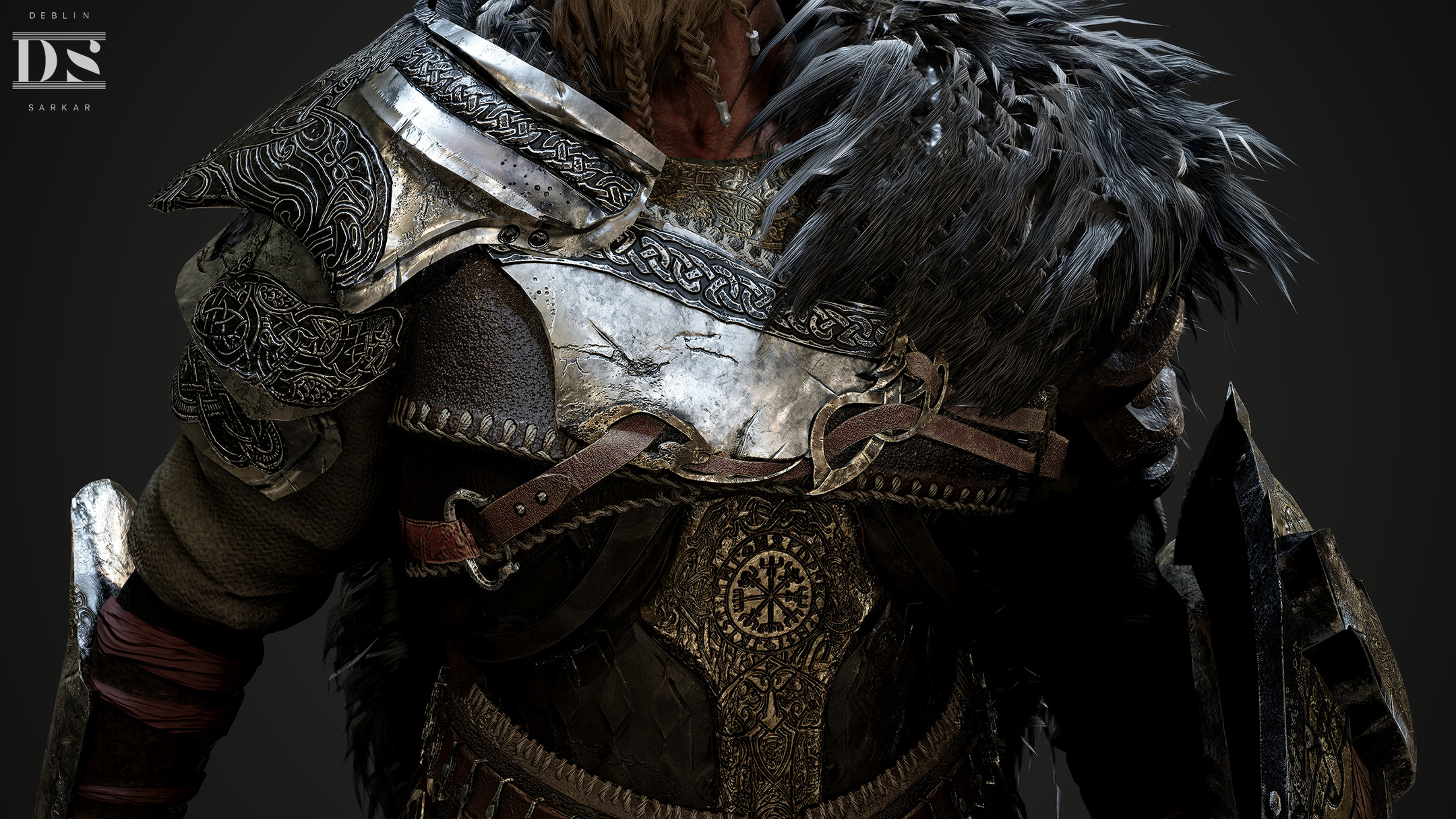 Deblin Sarkar - Porfolio - Magnus Hakón - Viking Warrior
