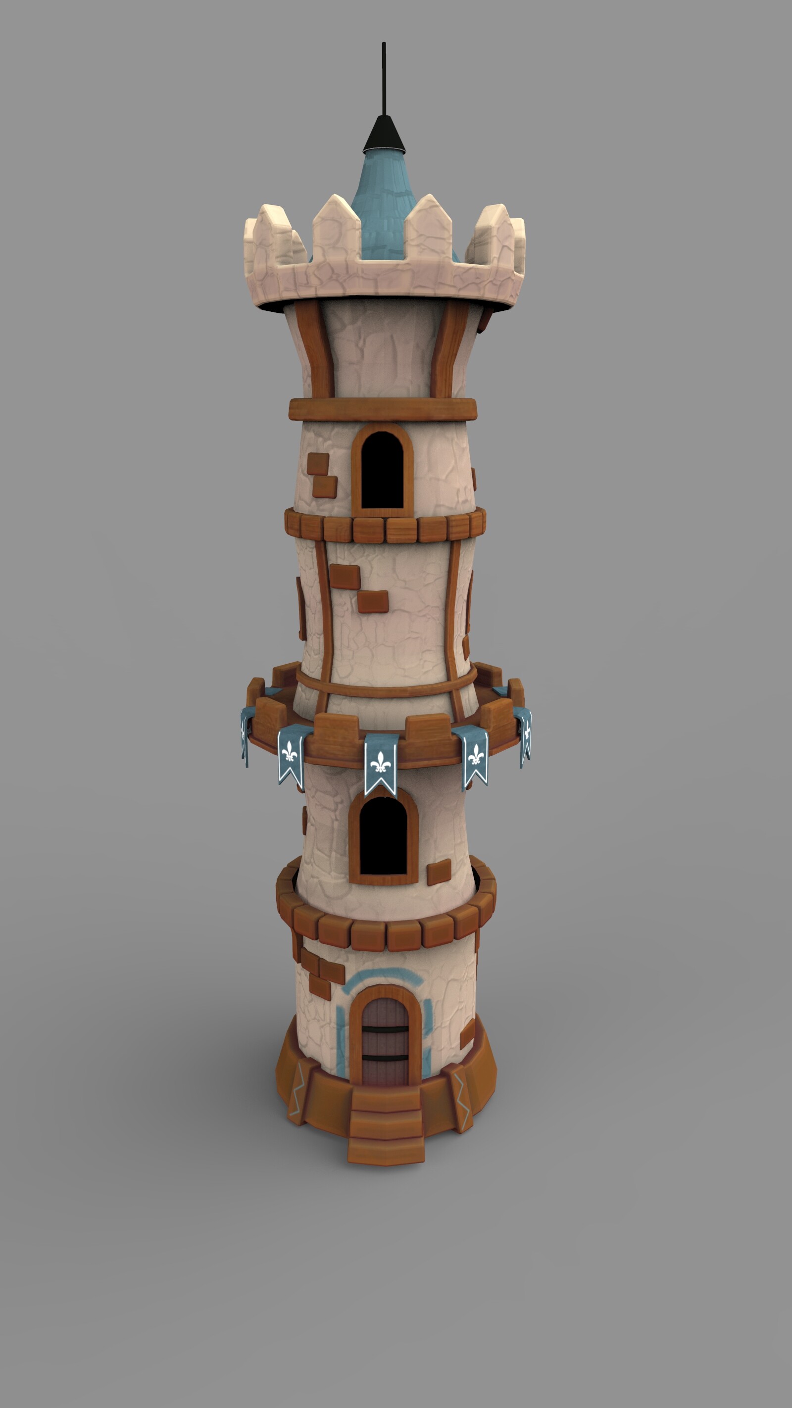 ArtStation - Stylized Tower