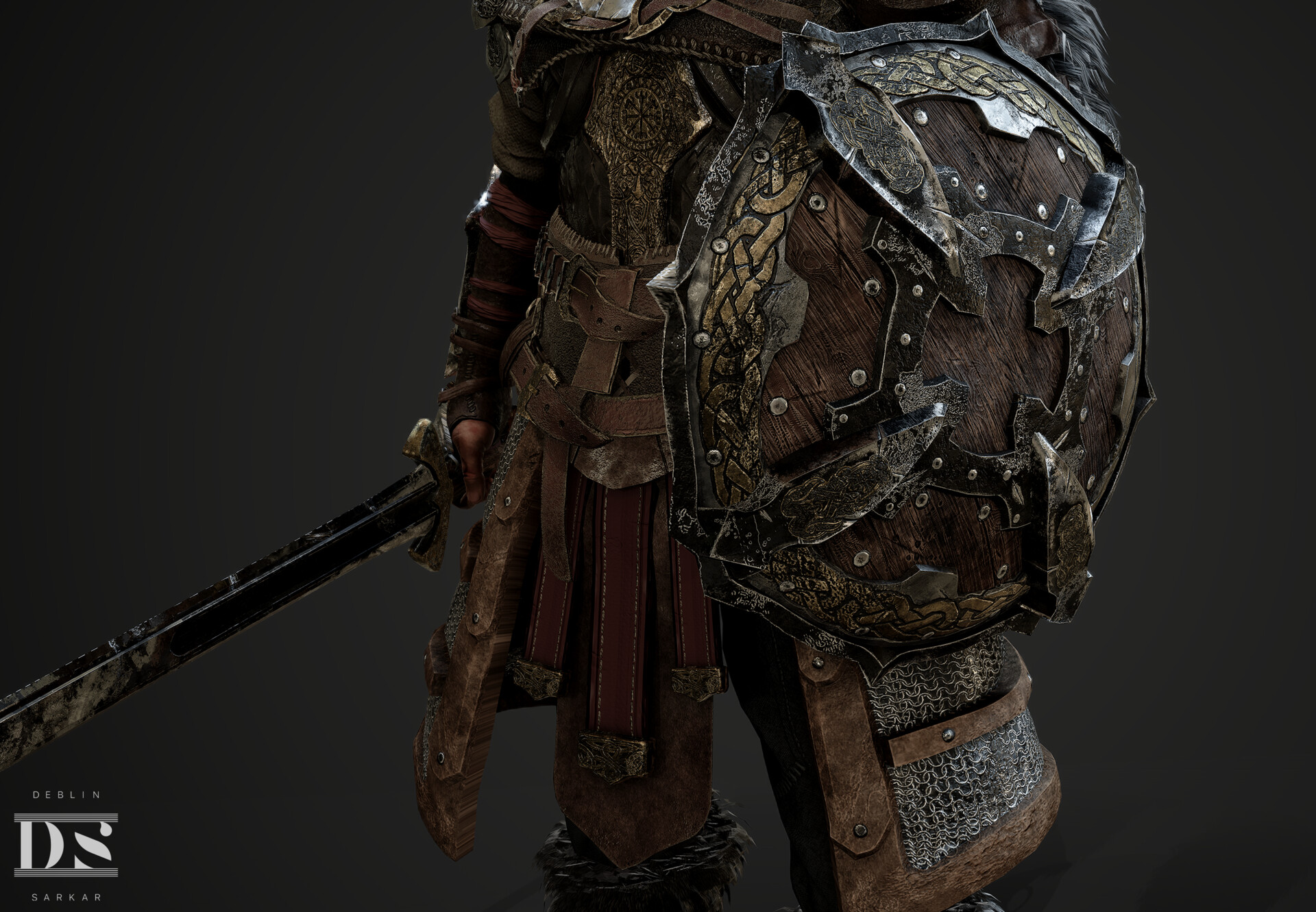 Deblin Sarkar - Porfolio - Magnus Hakón - Viking Warrior