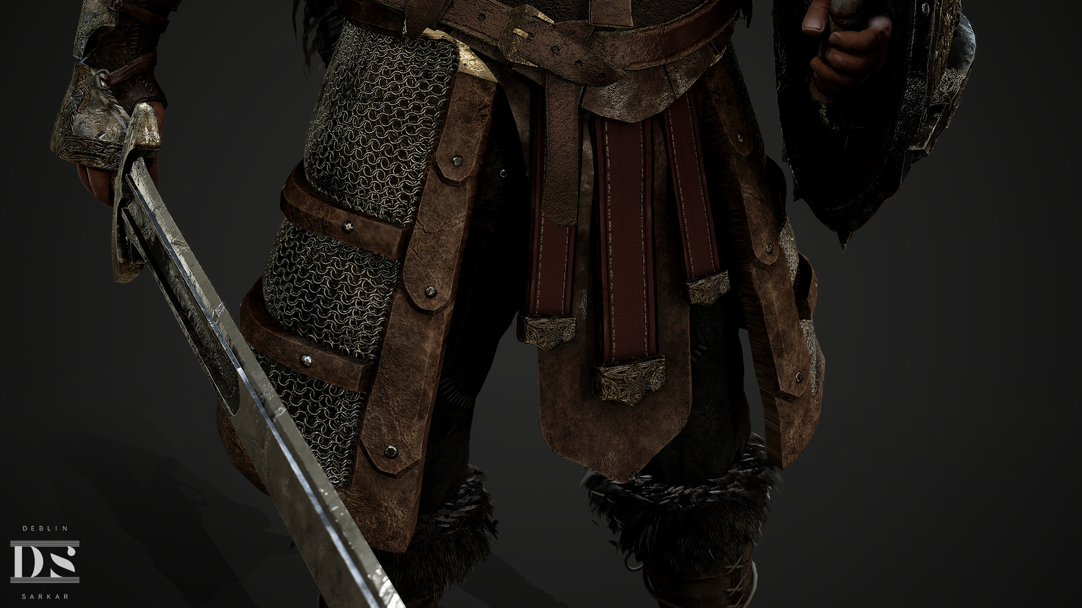 Deblin Sarkar - Porfolio - Magnus Hakón - Viking Warrior