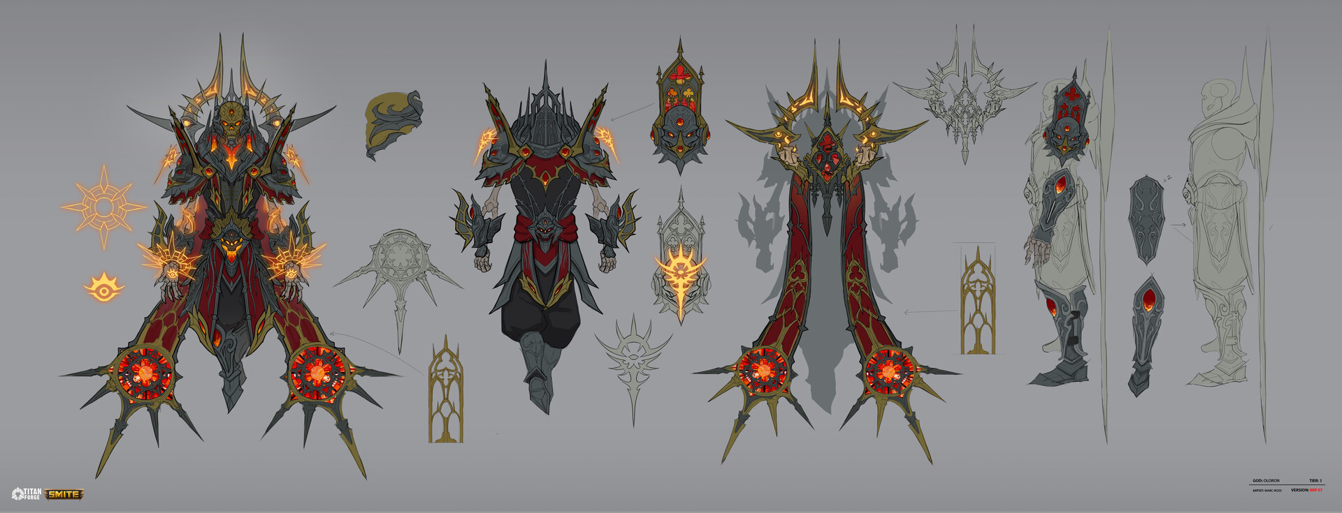 ArtStation - "Infernal Lord Oloron SMITE