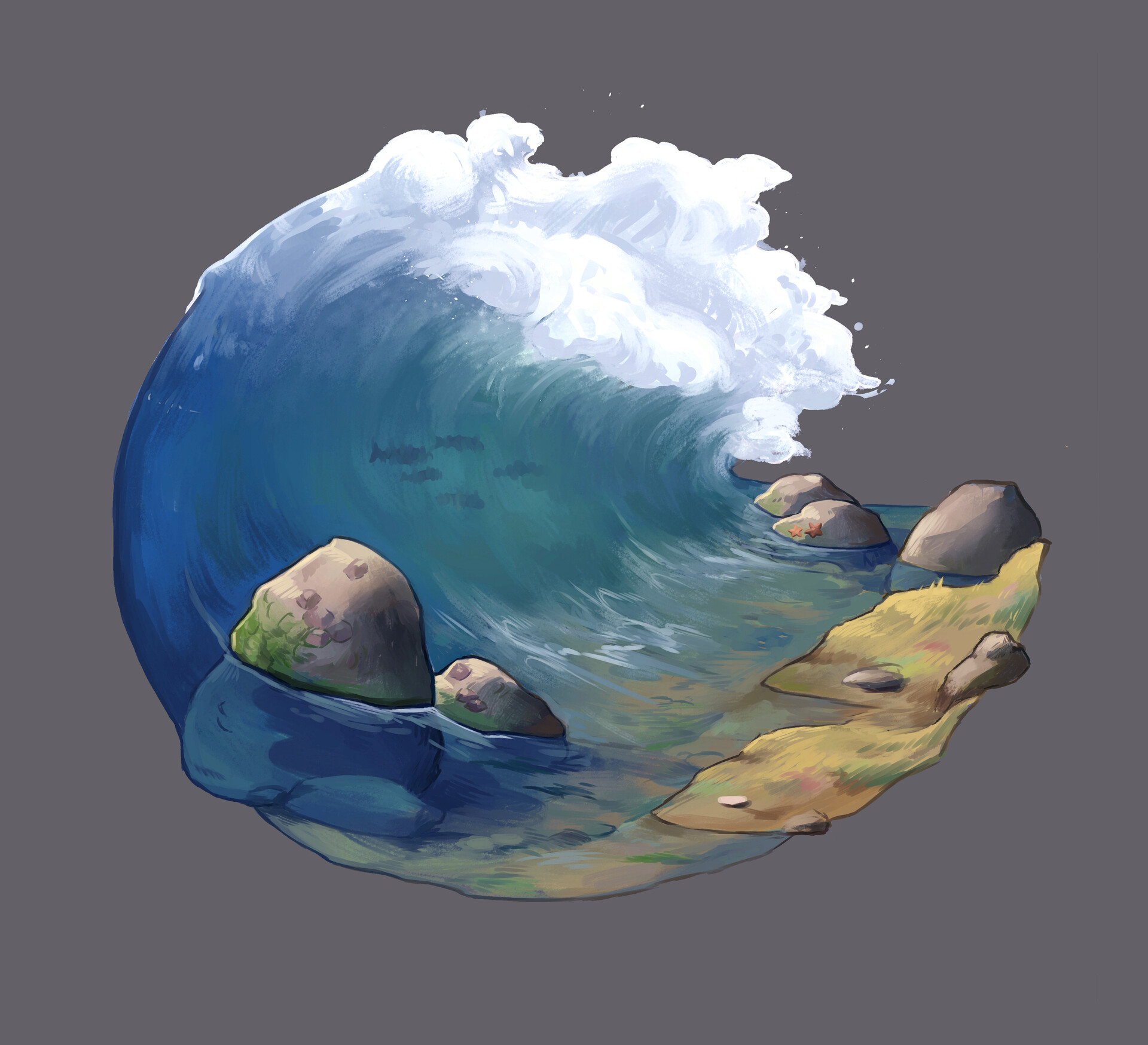 ArtStation - slice of ocean