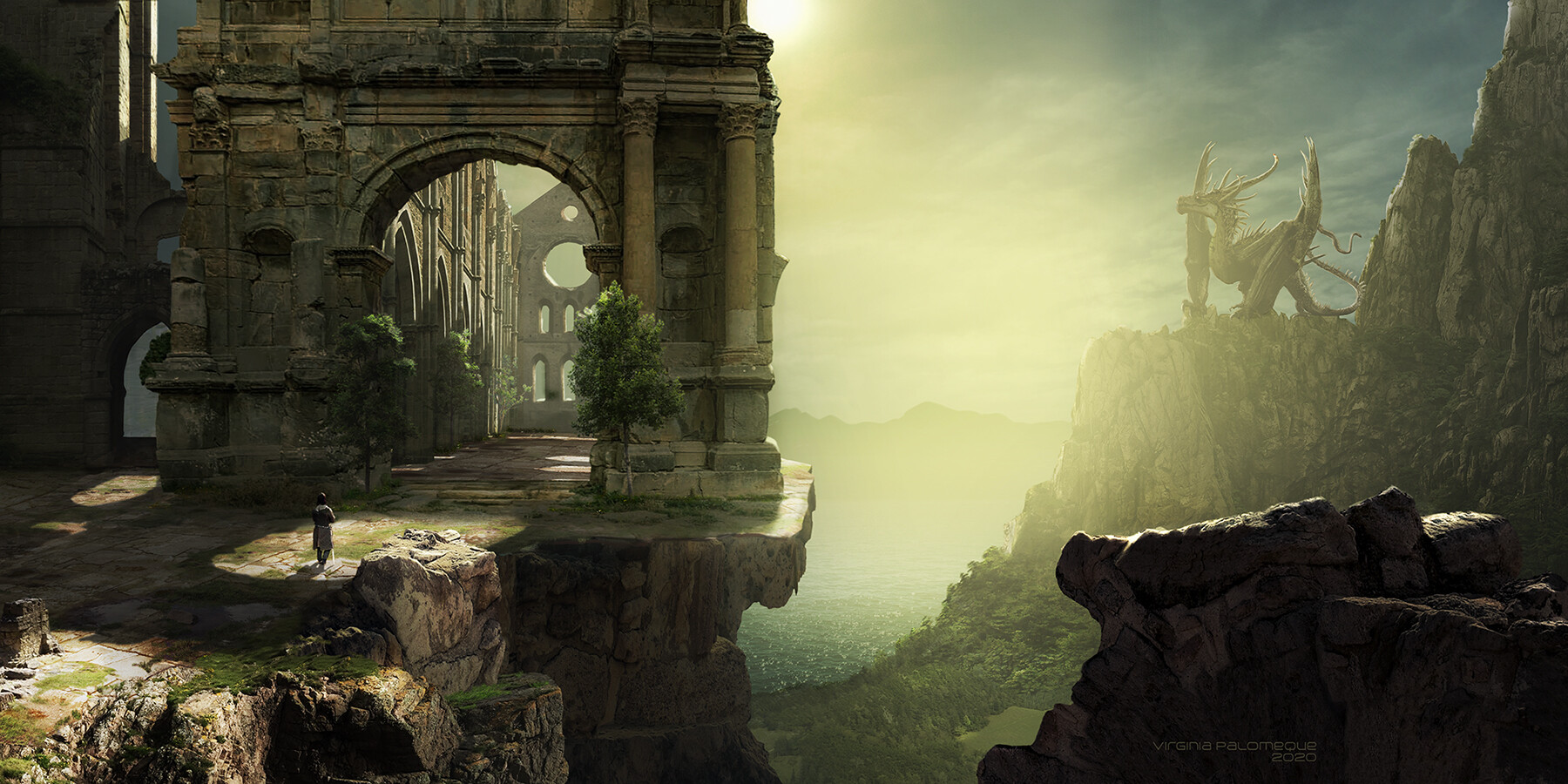 ArtStation - Dragon Ruins