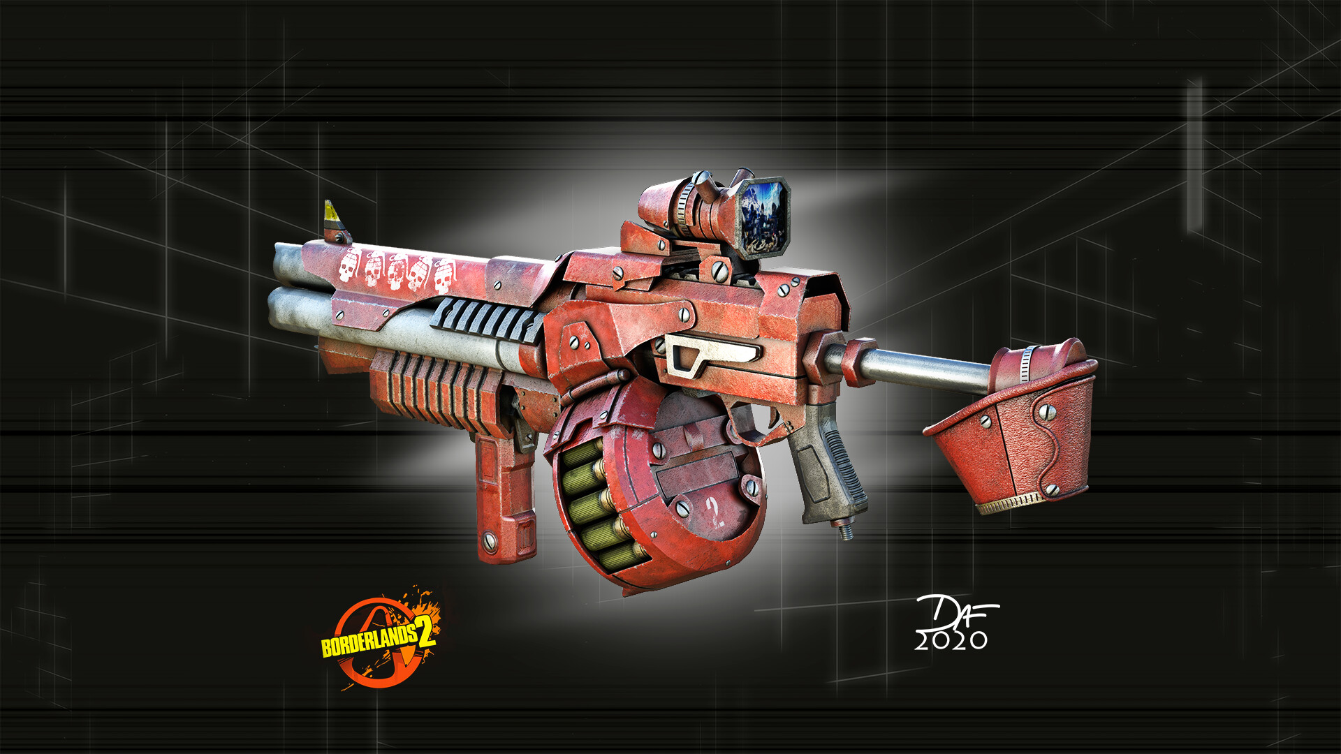 ArtStation - Borderlands 2 Fan Art: Room Clener