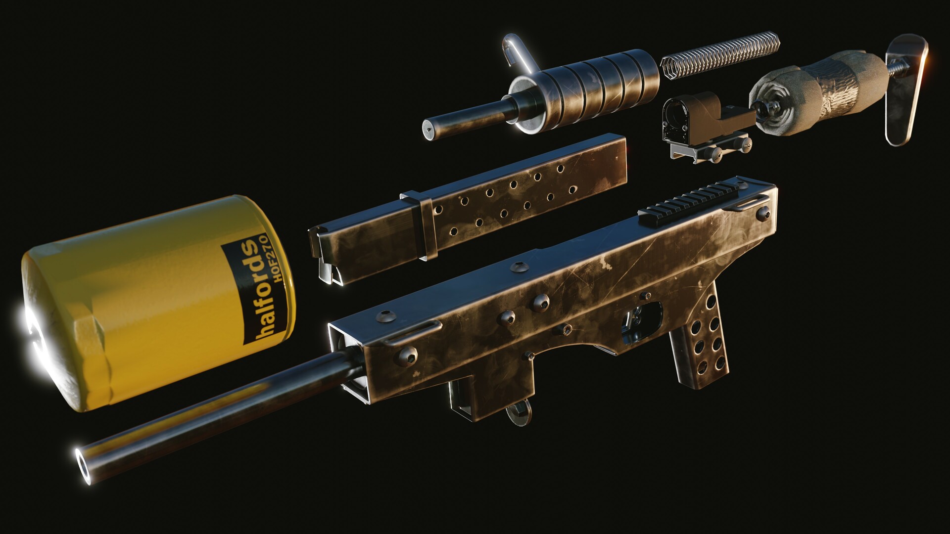 Alexander Kirby - Post-apocalyptic SMG