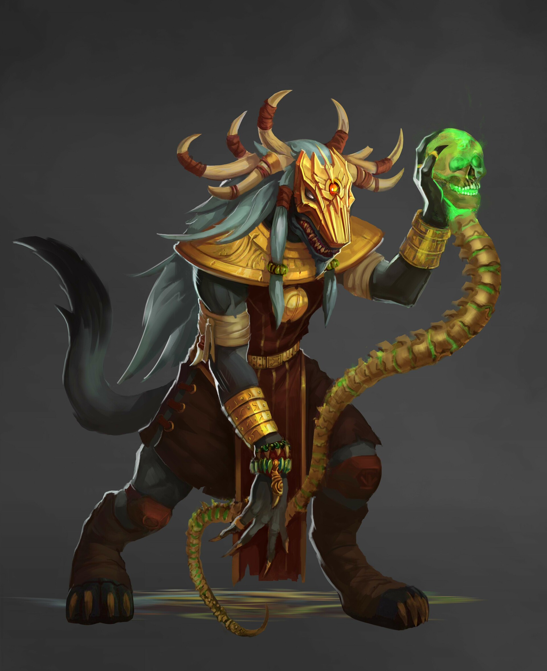 ArtStation - Wolf-necromancer