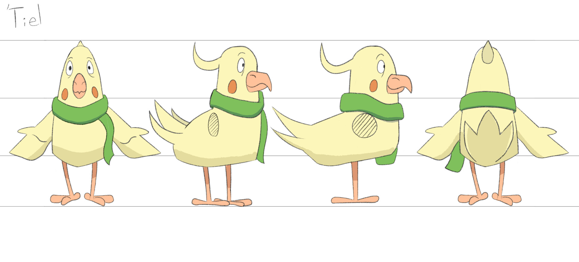 ArtStation - 'Tiel Character Turnaround