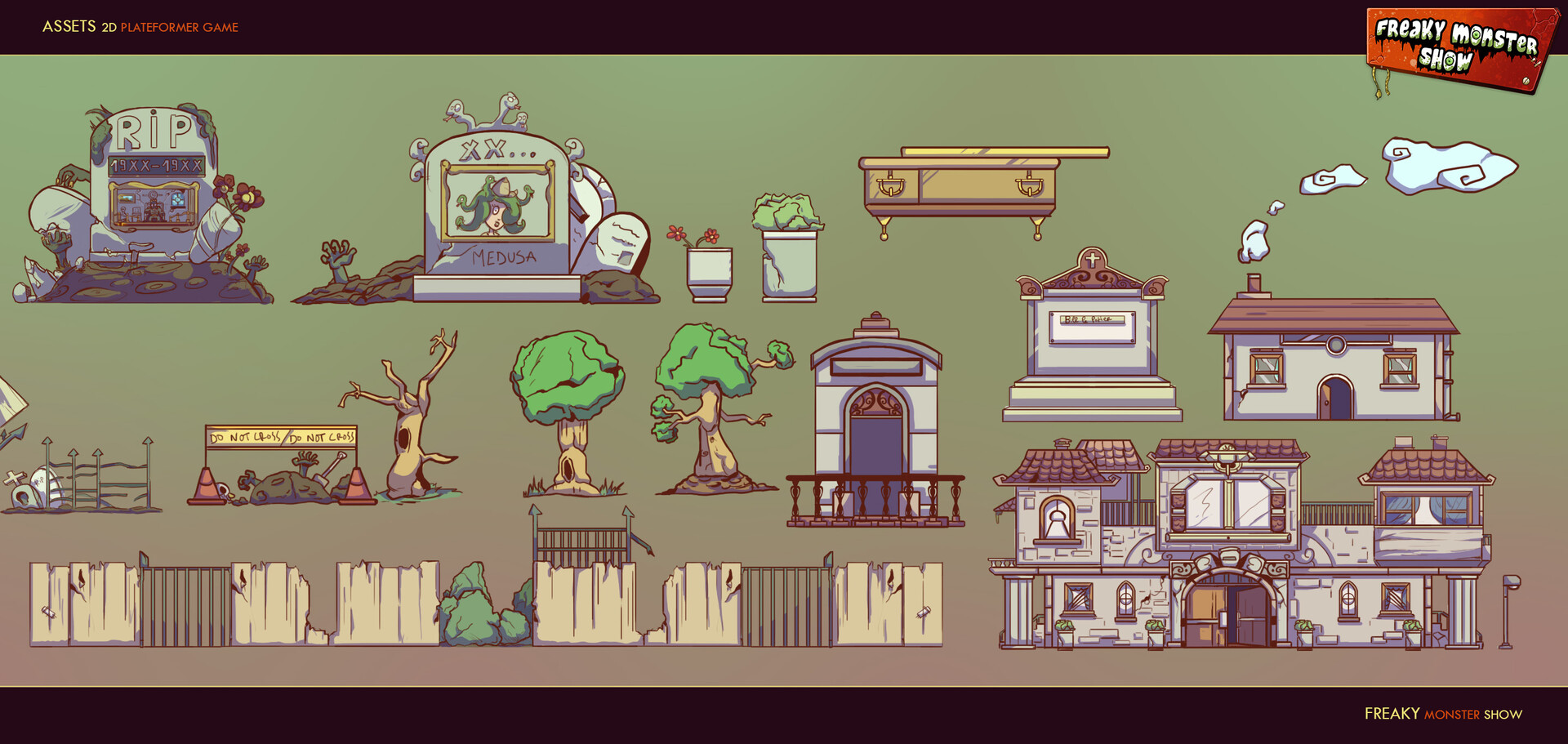 ArtStation - Freaky Monster show props