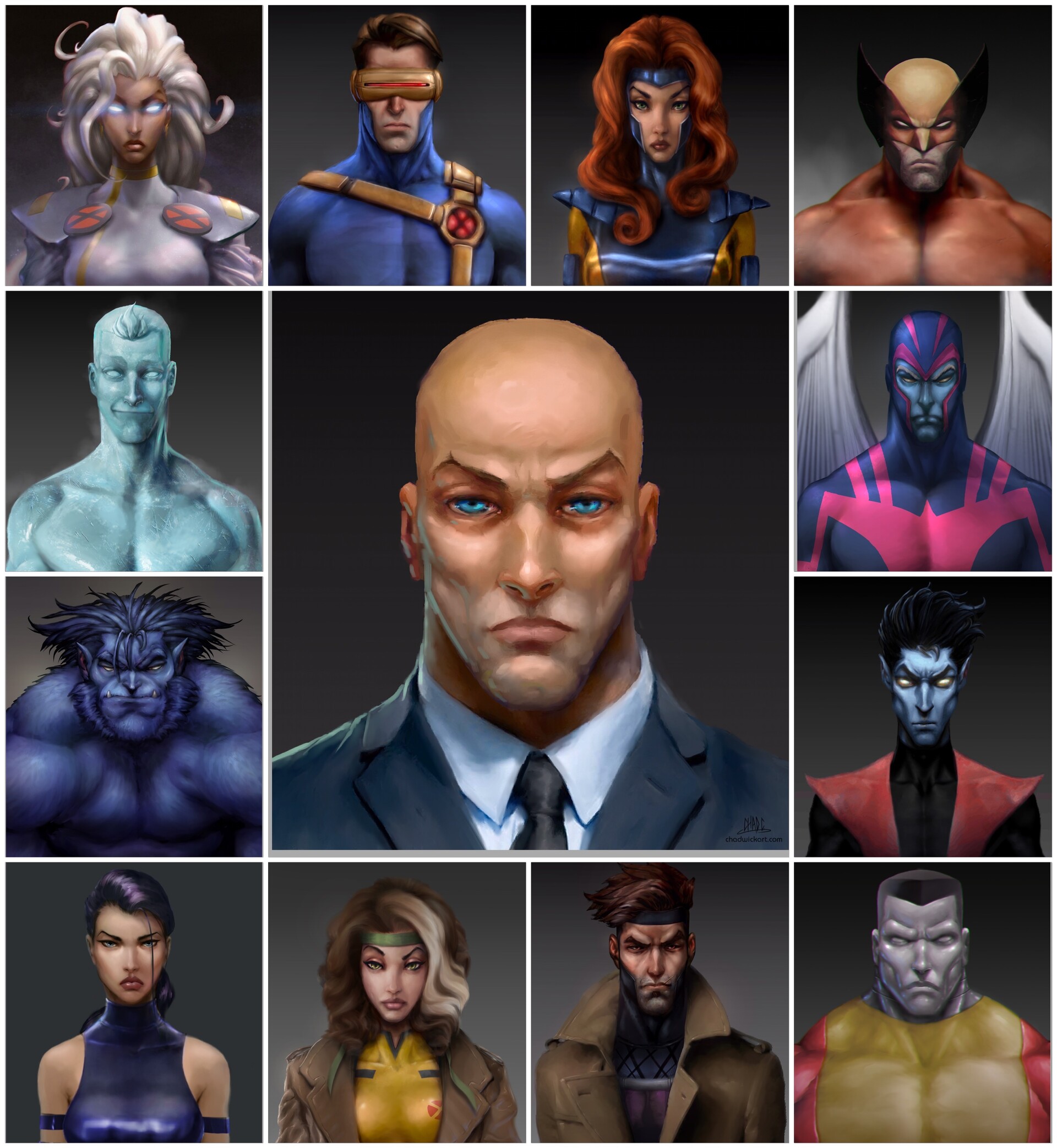 ArtStation - X-Men Bust Series All