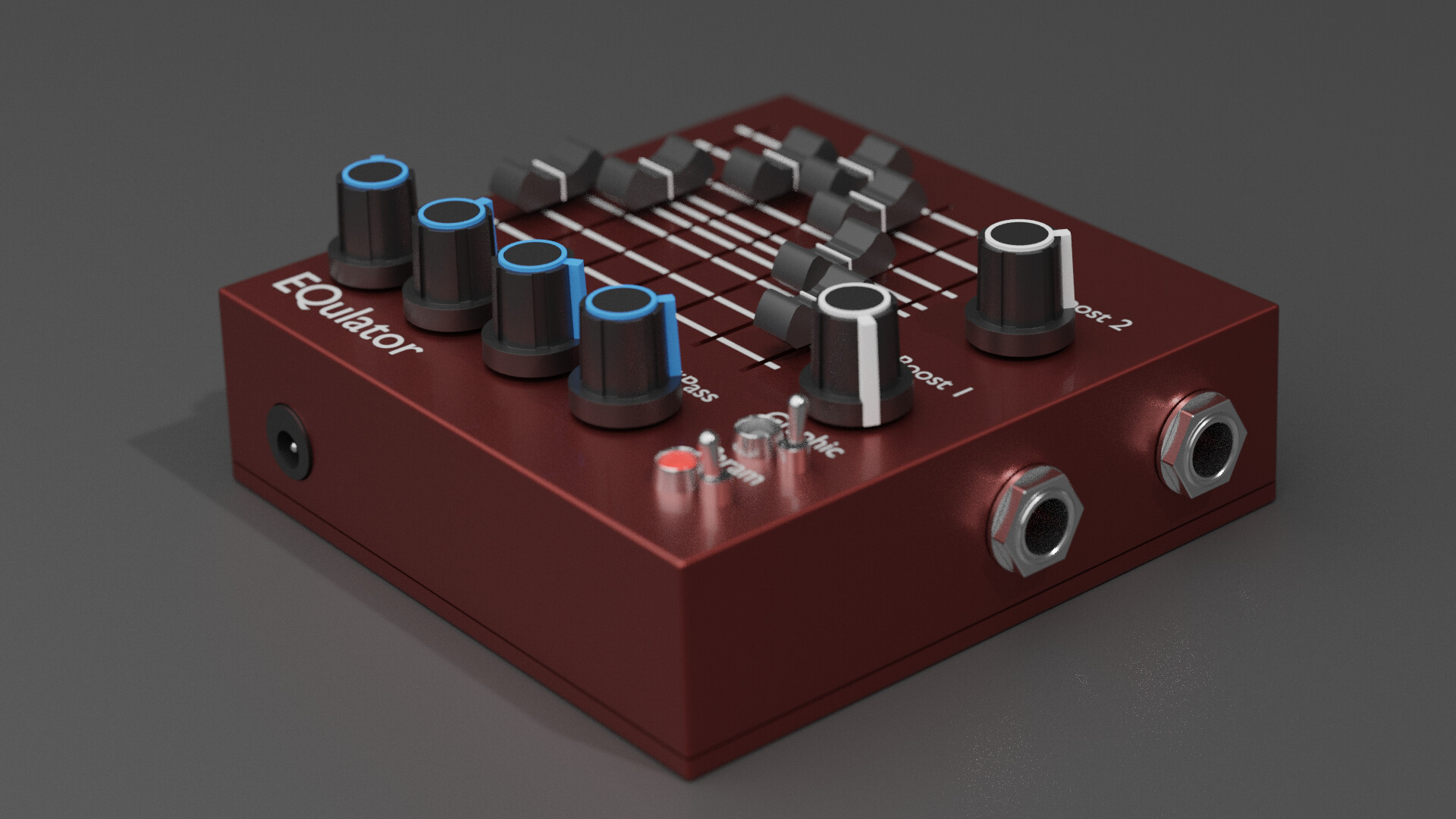 ArtStation - Unrealistic Guitar EQ Pedal