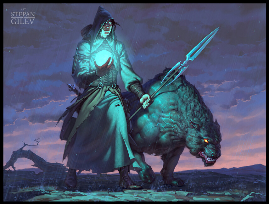 ArtStation - Night magician.