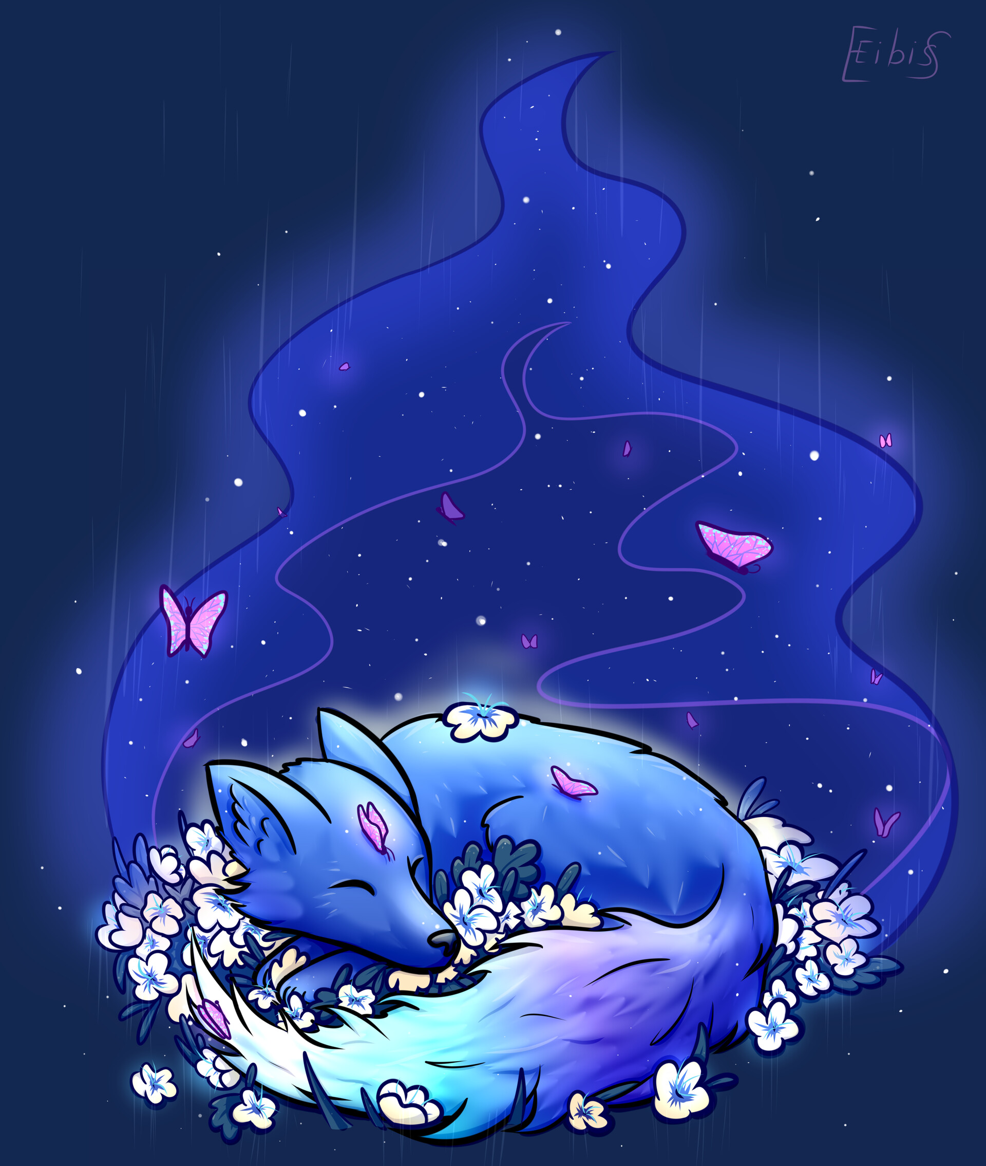 ArtStation - Sleeping Wolf