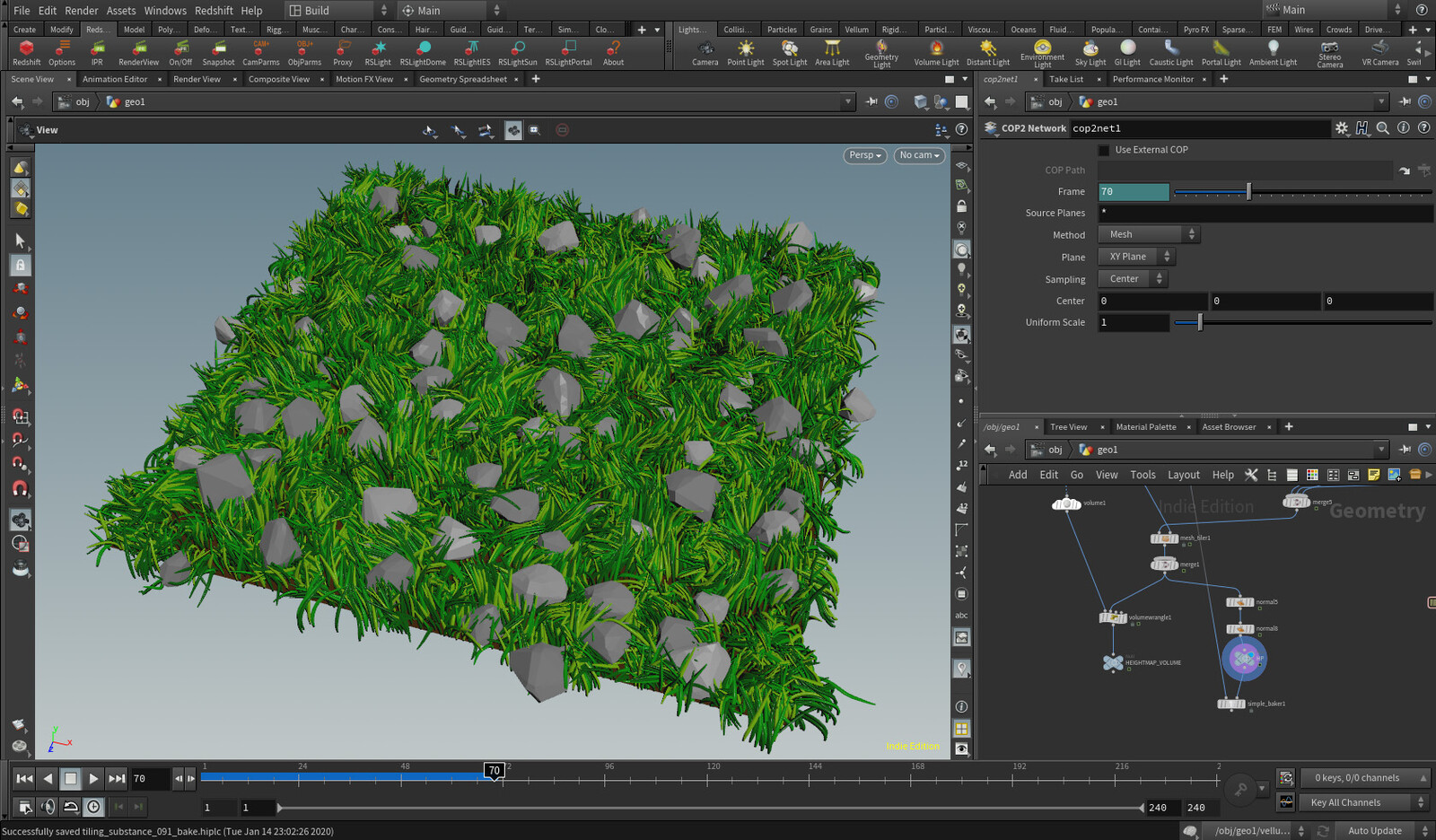 Robert Wilinski - Fully automated, procedural and tileable texture using Houdini and Substance ...